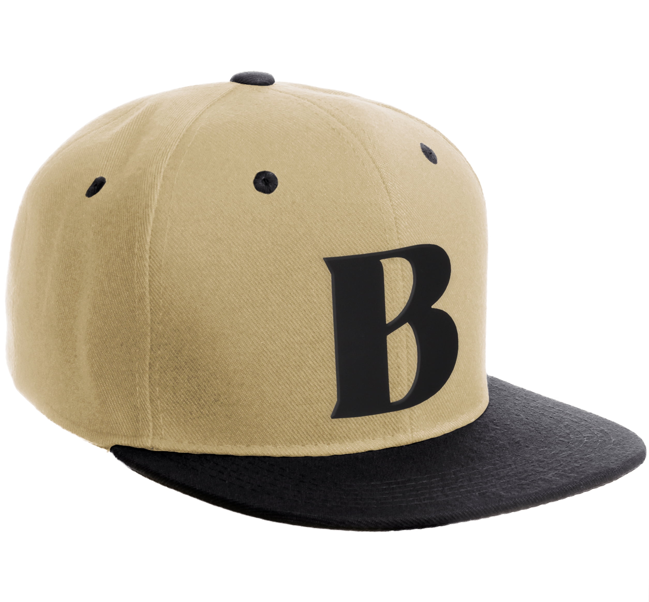 Daxton Classic Snapback Hat 3D Capital Alphabet Letters Flat Bill Visor ...