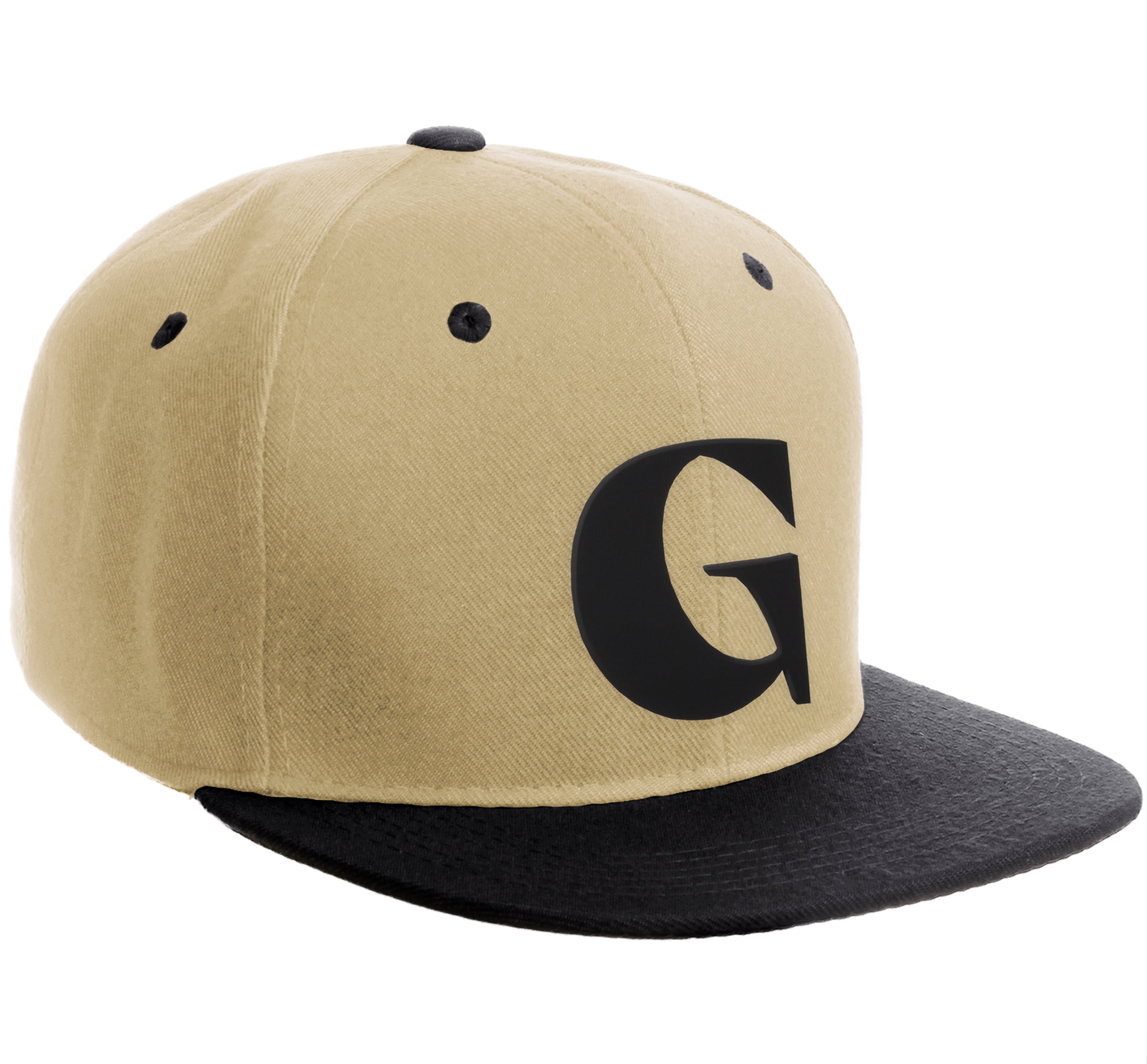 Daxton Classic Snapback Hat 3D Capital Alphabet Letters Flat Bill Visor ...