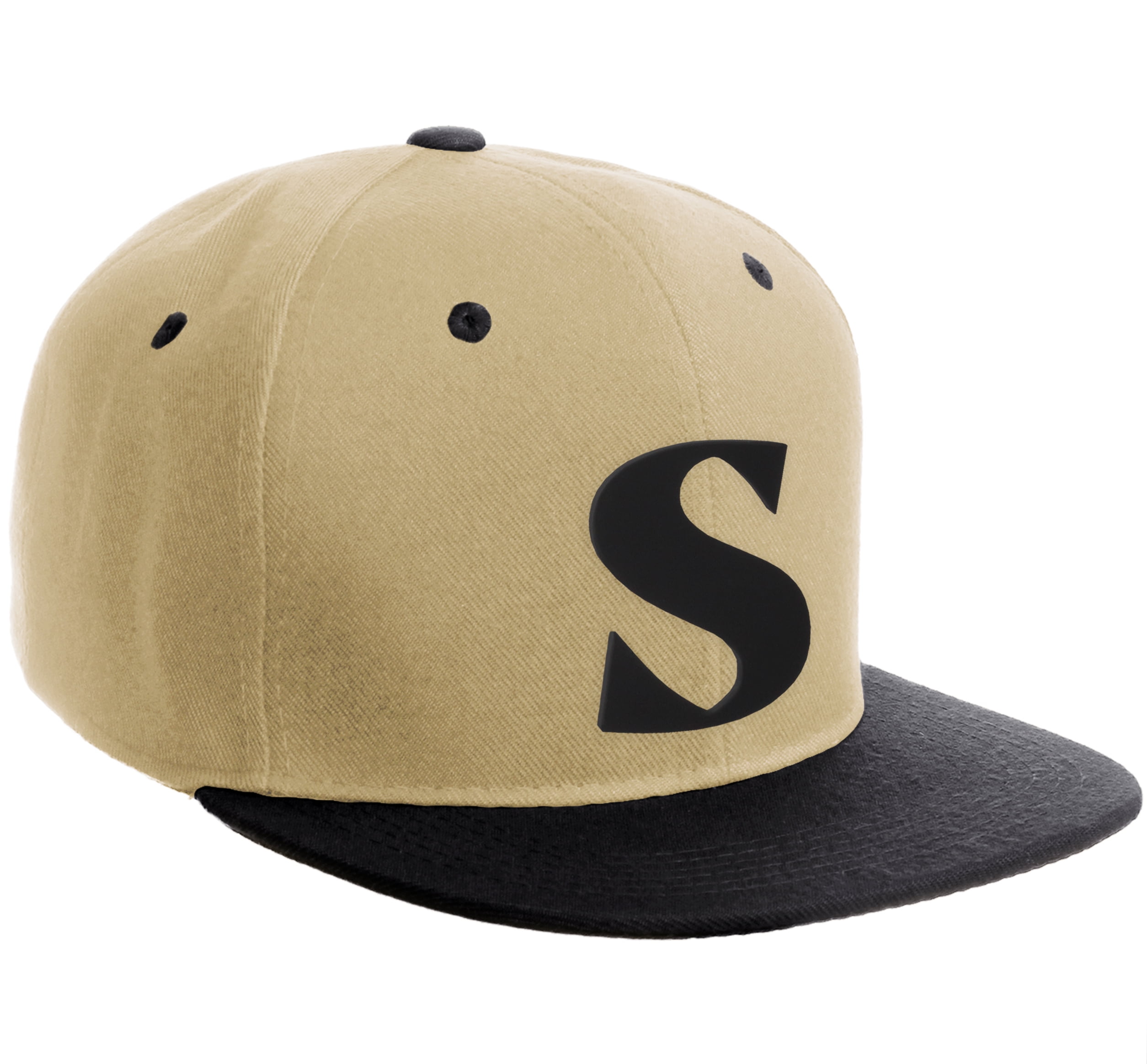 Daxton Classic Snapback Hat 3D Capital Alphabet Letters Flat Bill Visor ...