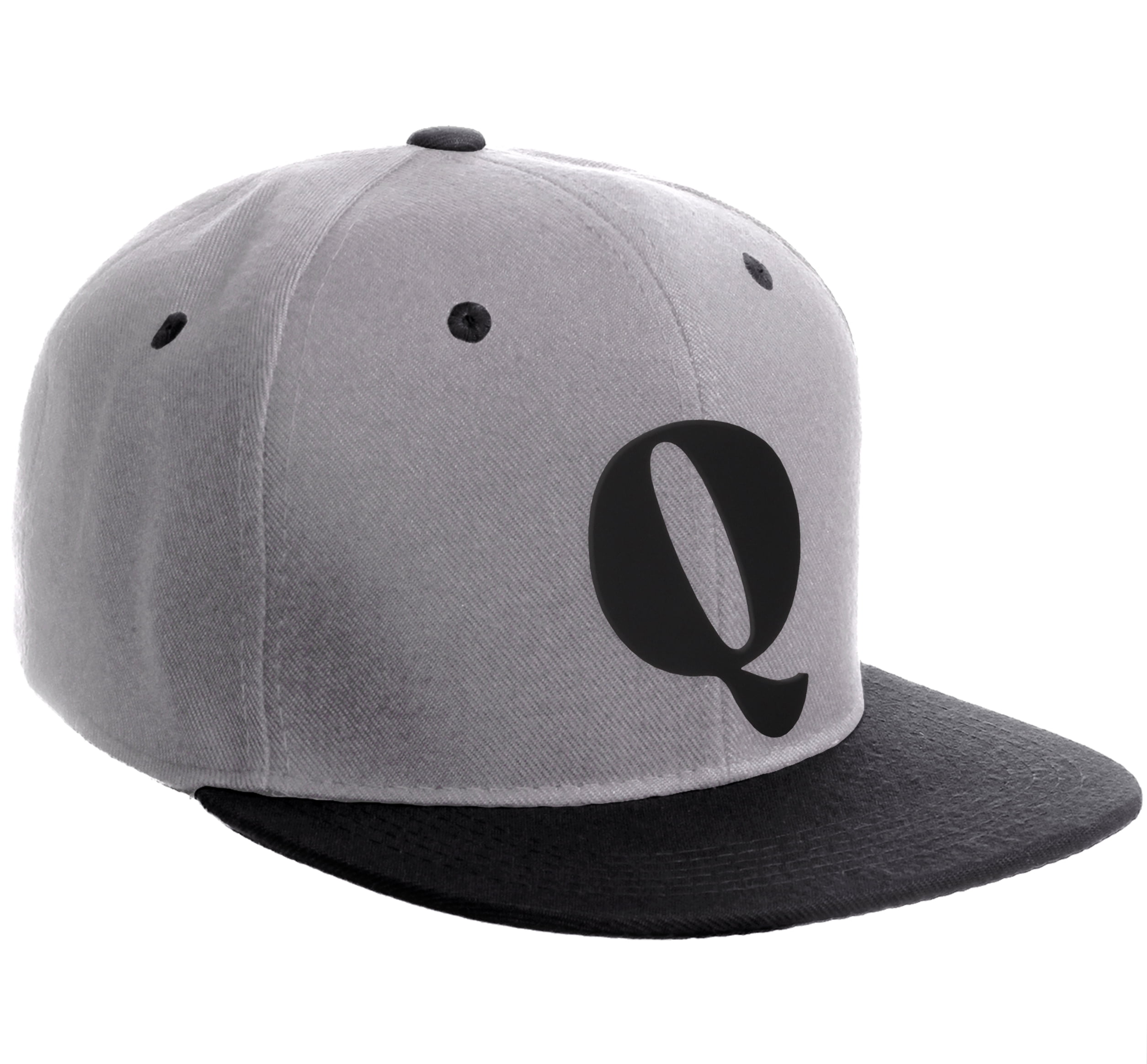 Daxton Classic Snapback Hat 3D Capital Alphabet Letters Flat Bill Visor ...