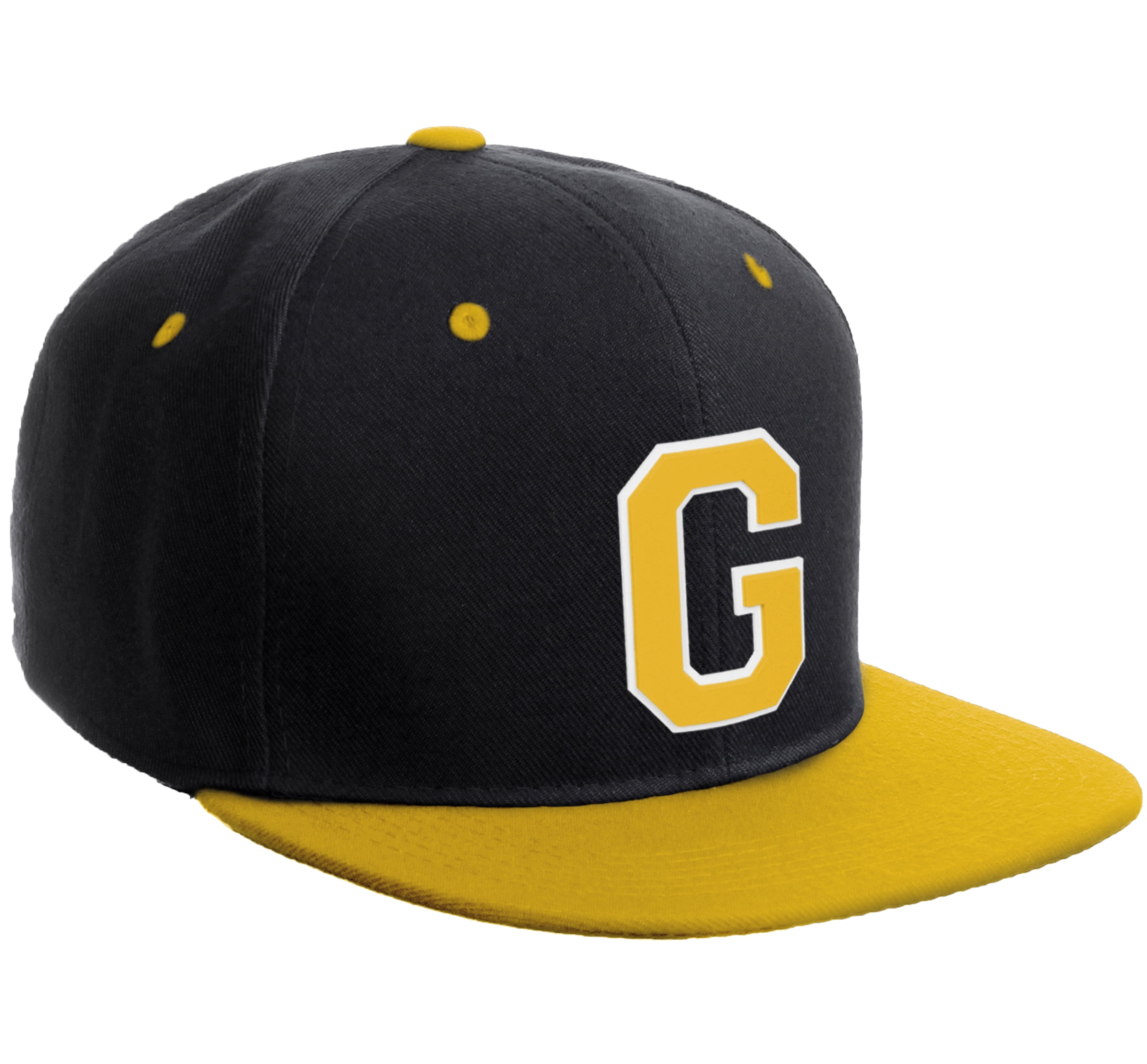 Daxton Classic Snapback Hat Custom A to Z Initial Varsity Letters ...