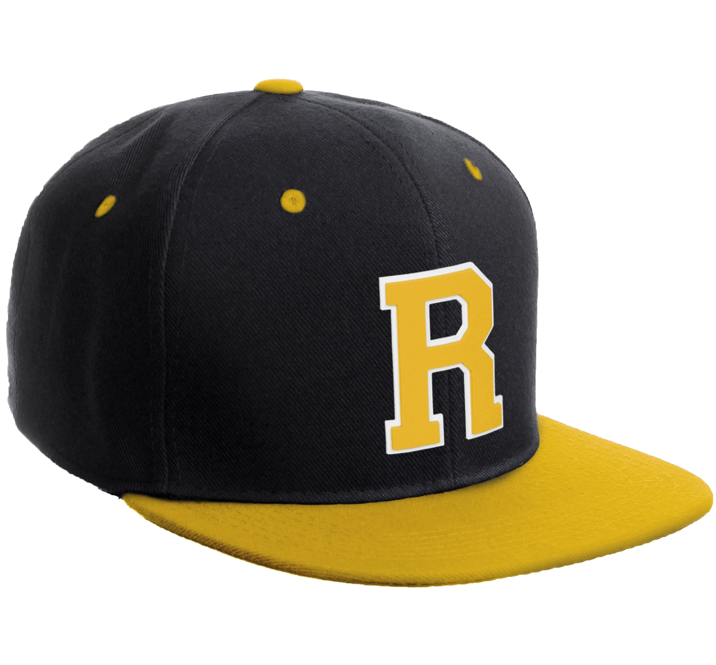 Daxton Classic Snapback Hat Custom A to Z Initial Varsity Letters ...