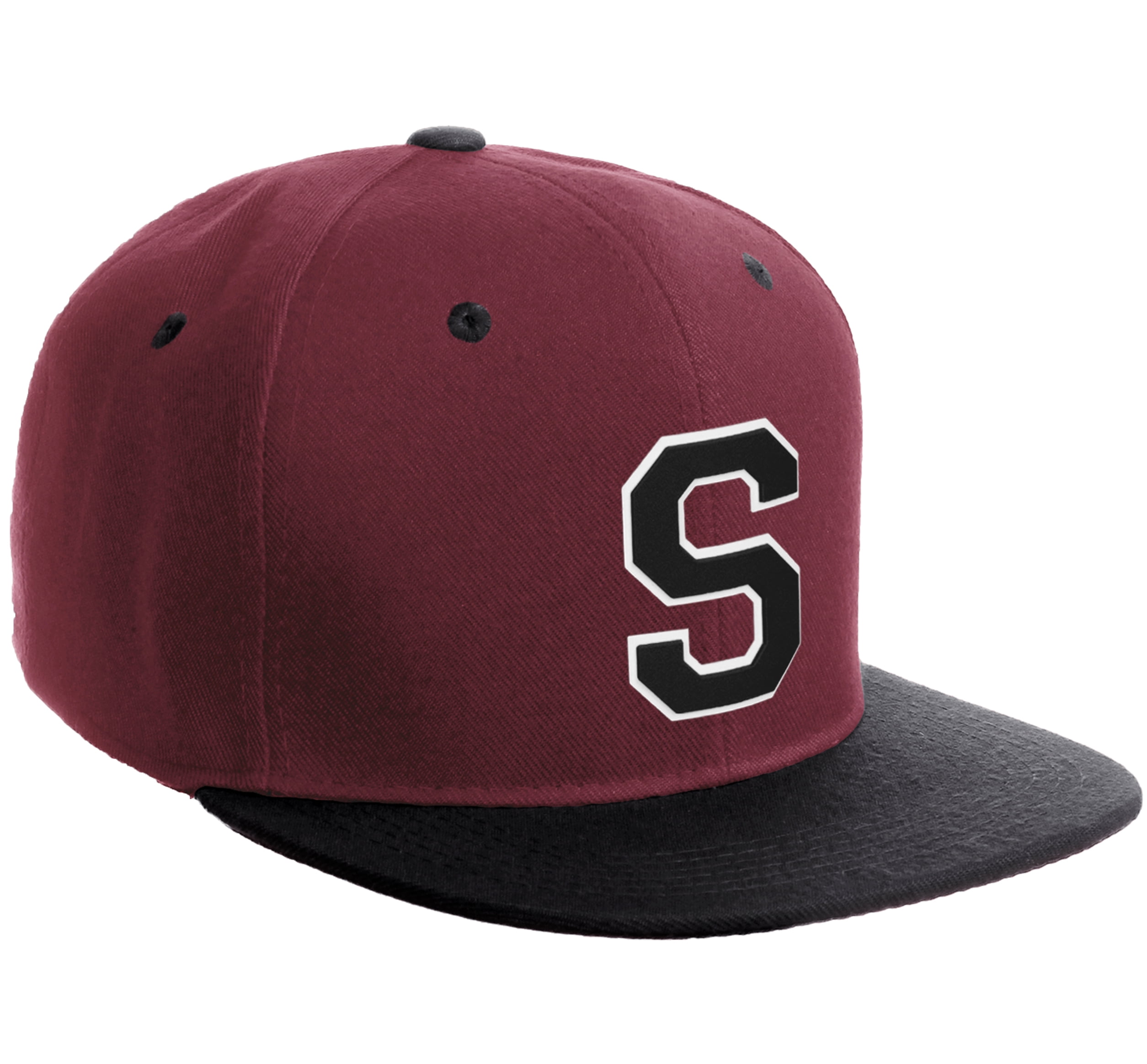 Daxton Classic Snapback Hat Custom A to Z Initial Varsity Letters ...