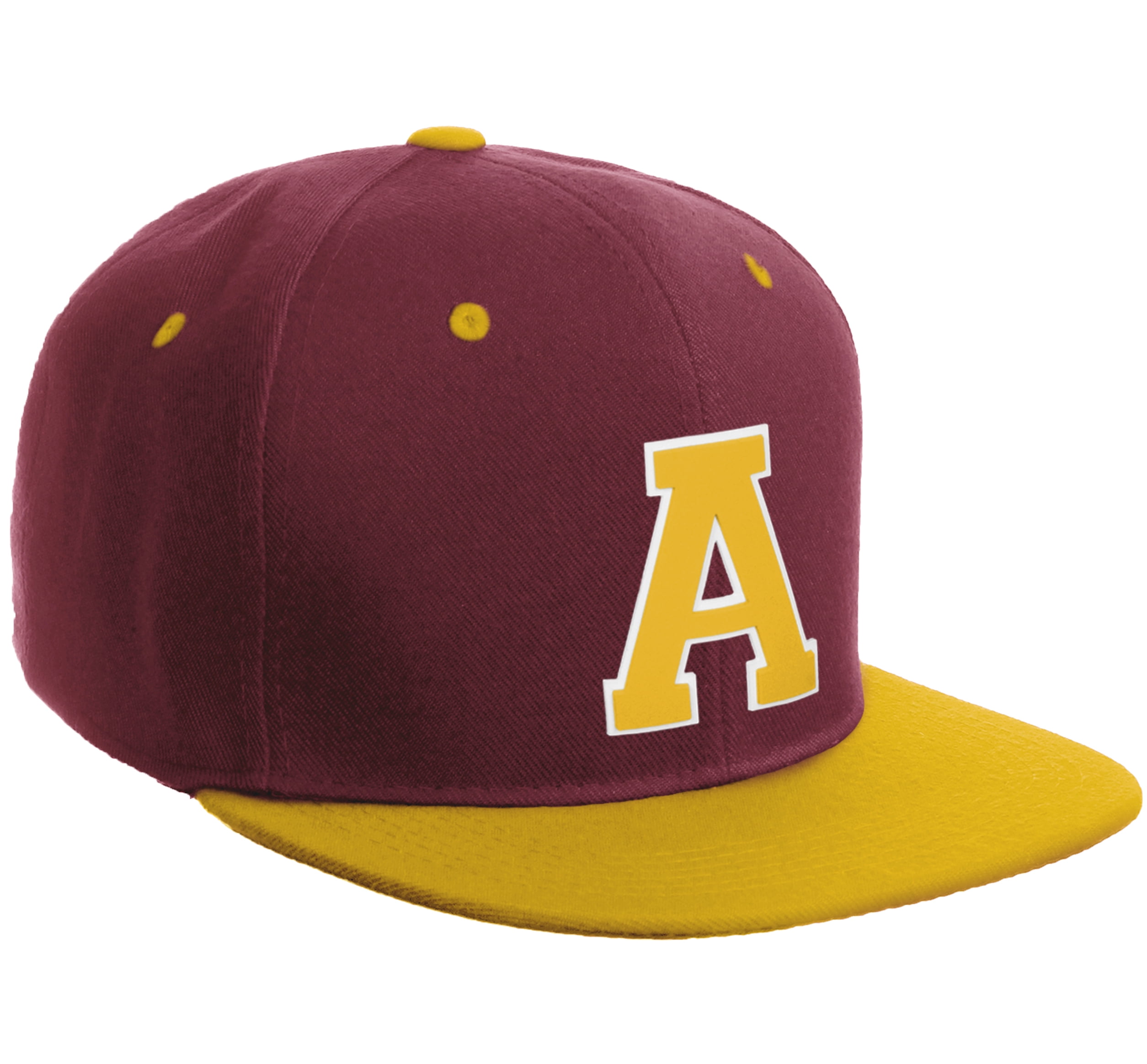 Daxton Classic Snapback Hat Custom A to Z Initial Varsity Letters ...