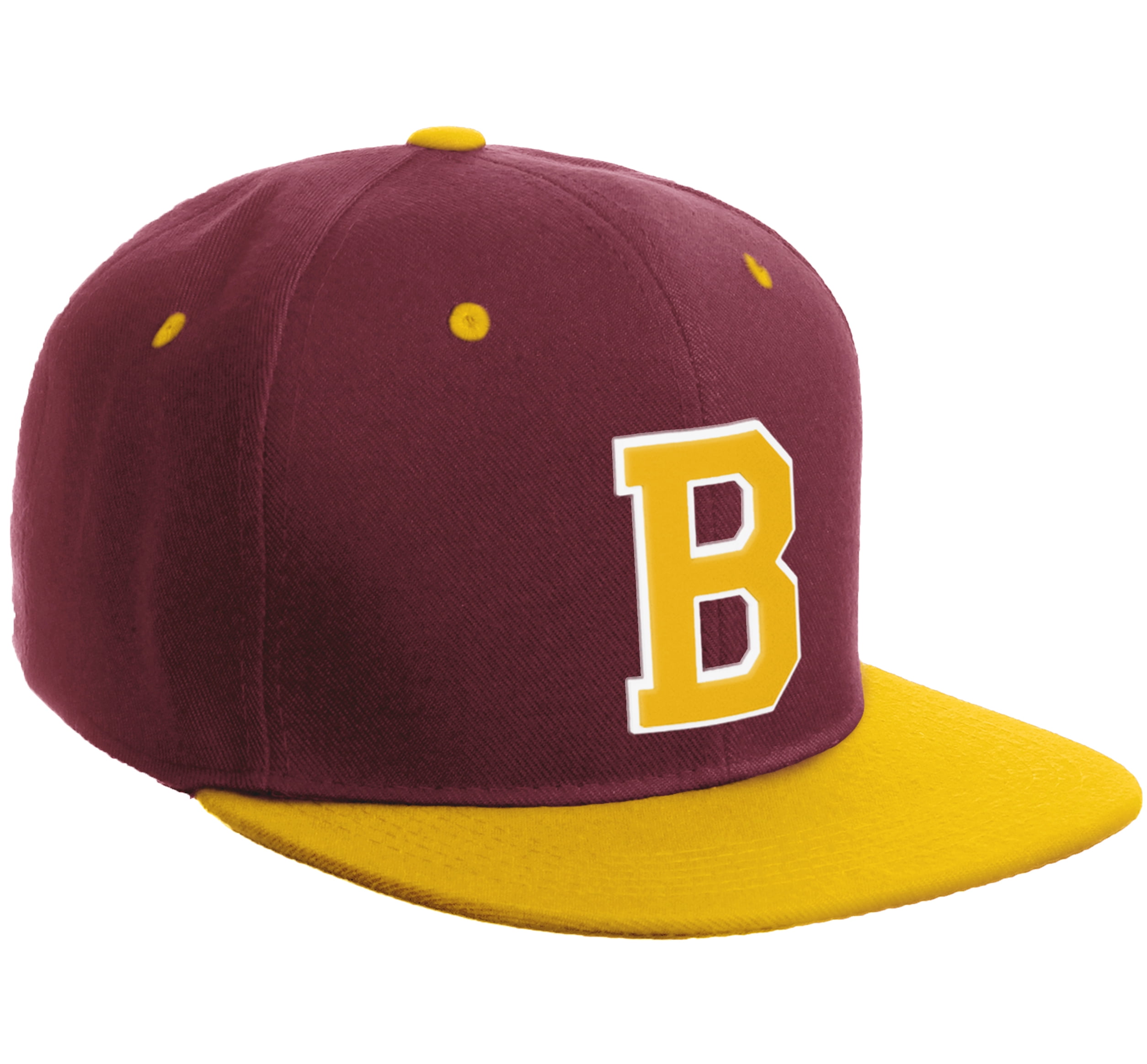 Daxton Classic Snapback Hat Custom A to Z Initial Varsity Letters ...
