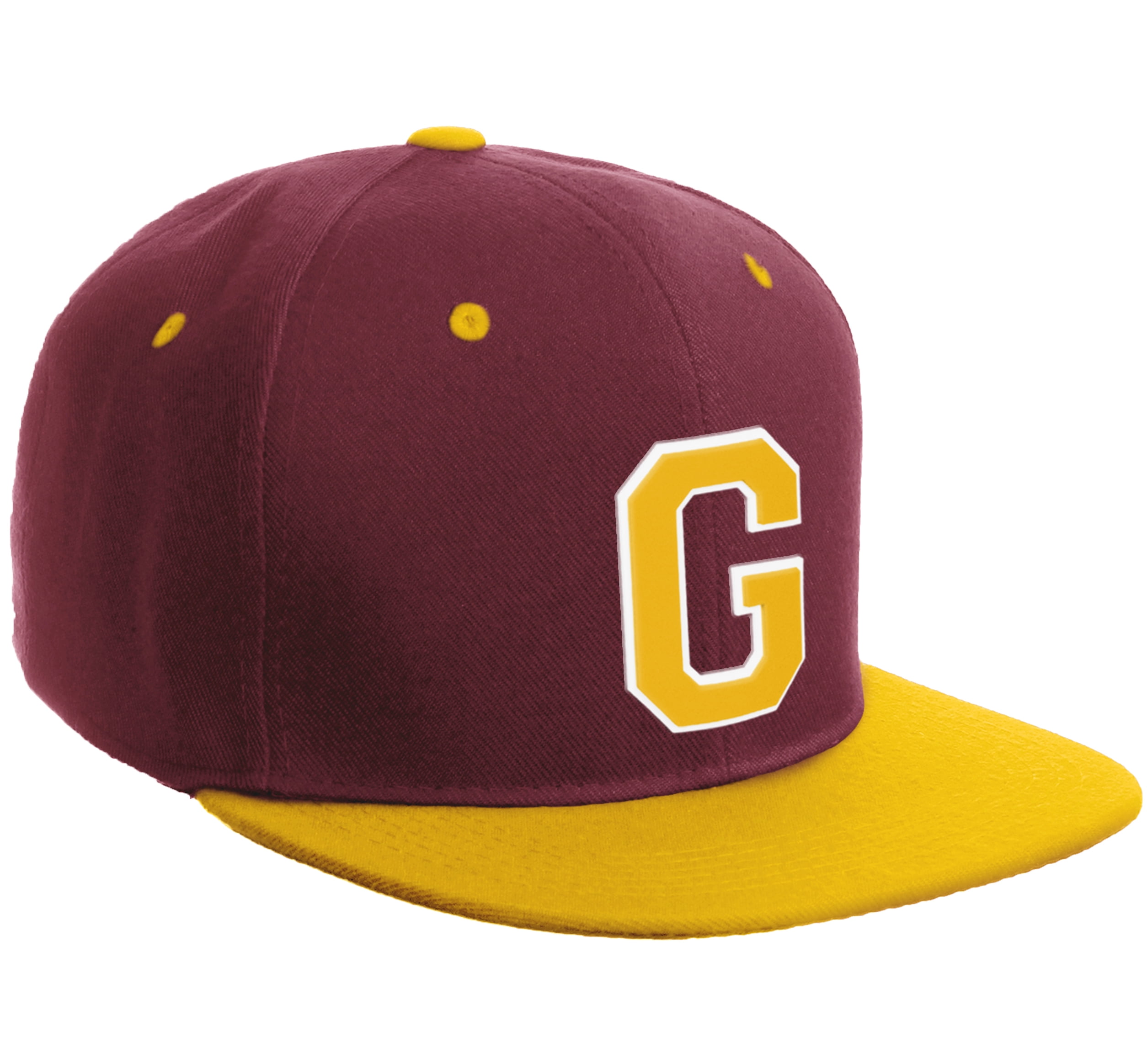 Daxton Classic Snapback Hat Custom A to Z Initial Varsity Letters ...