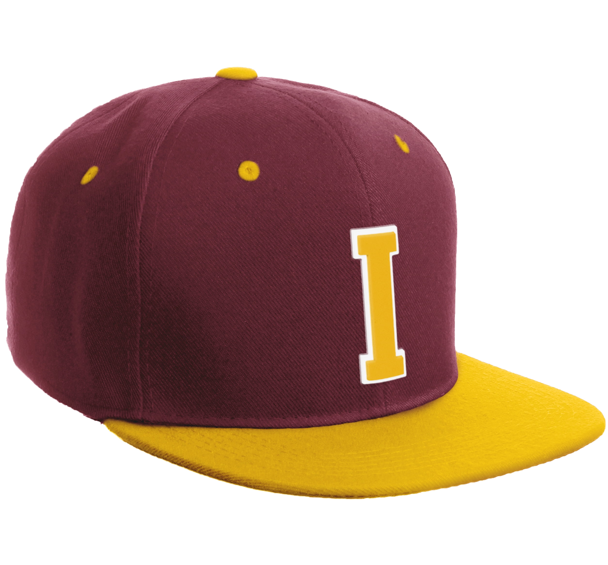 Daxton Classic Snapback Hat Custom A to Z Initial Varsity Letters ...
