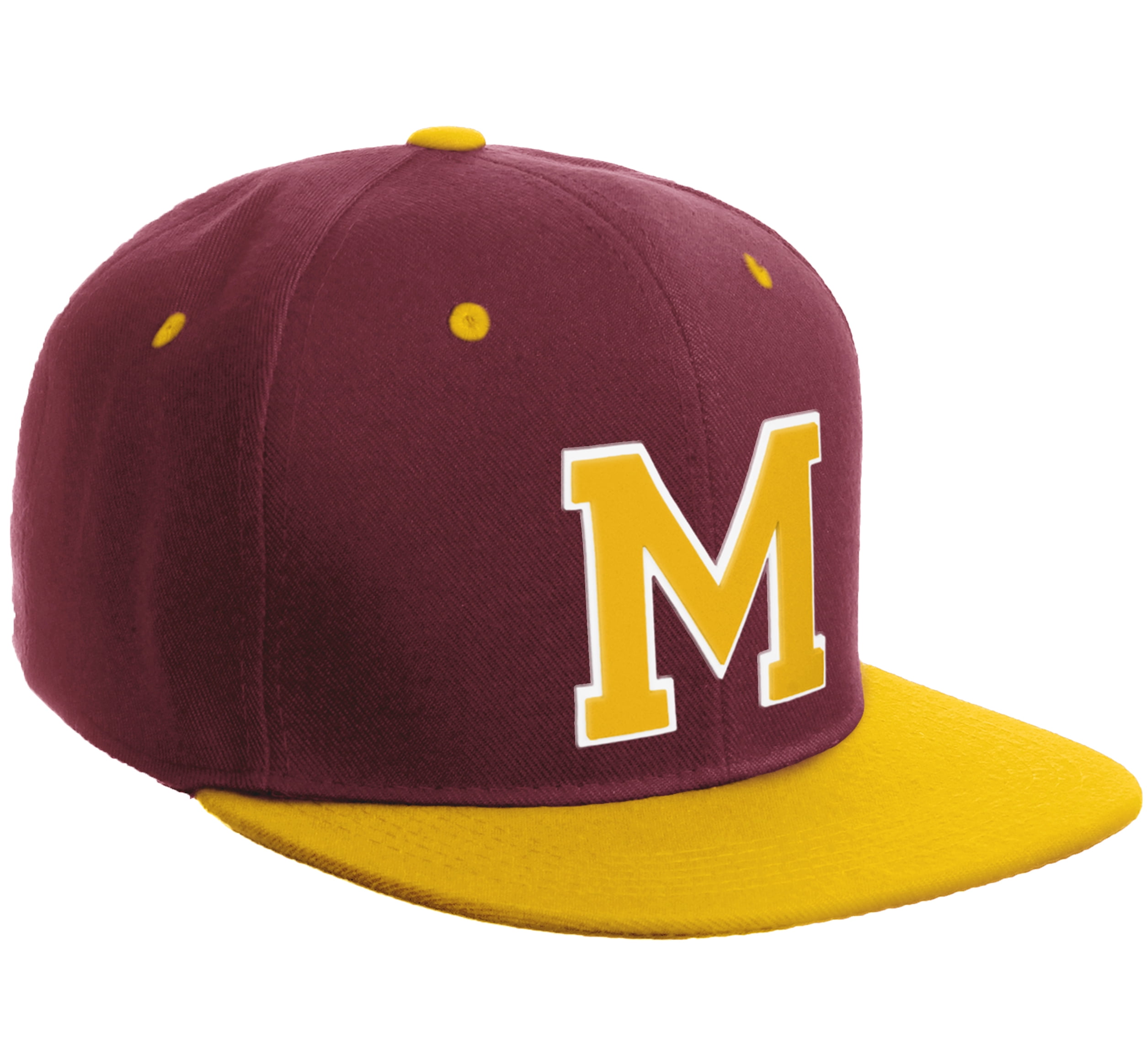 Daxton Classic Snapback Hat Custom A to Z Initial Varsity Letters ...
