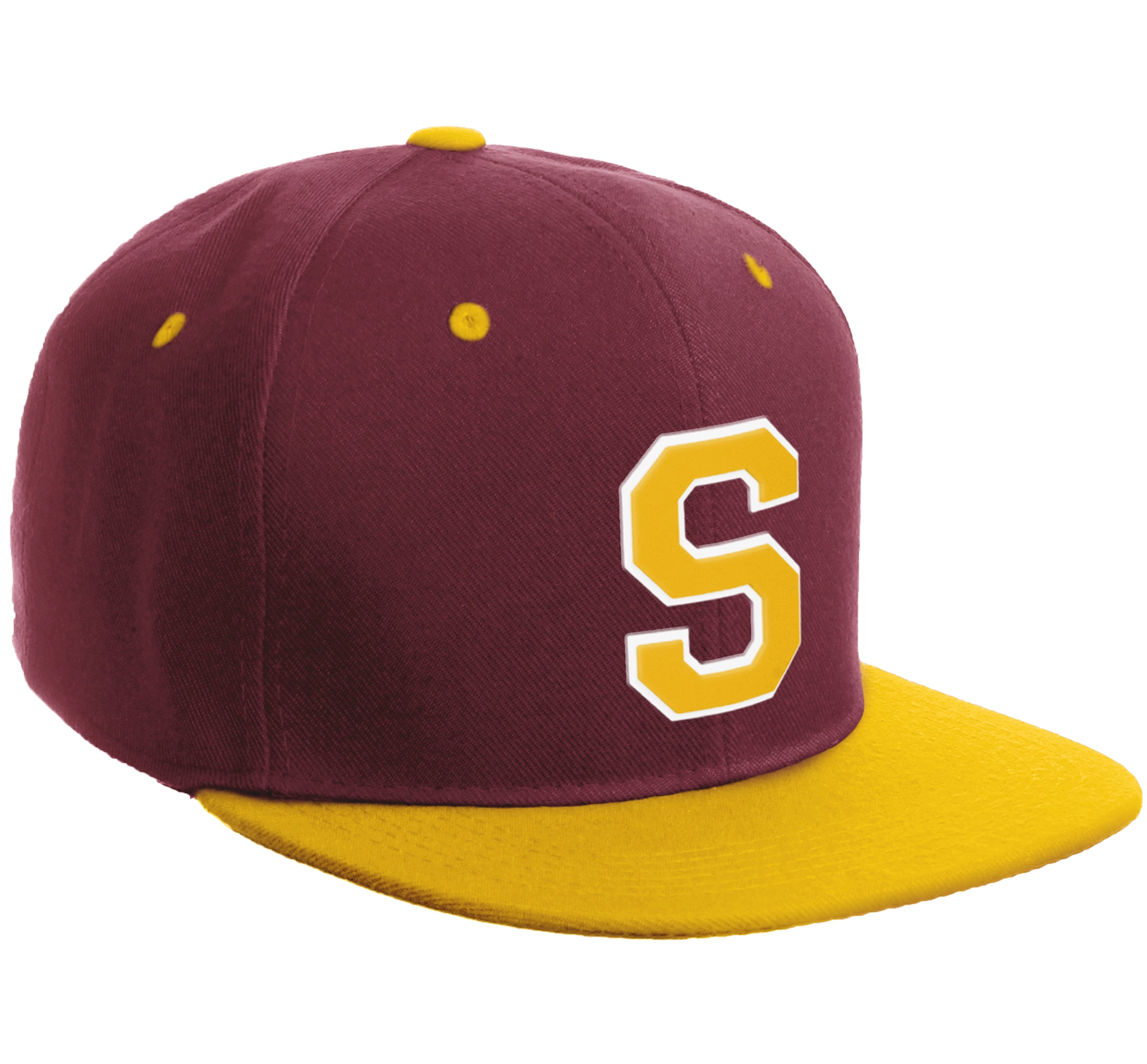 Daxton Classic Snapback Hat Custom A to Z Initial Varsity Letters ...