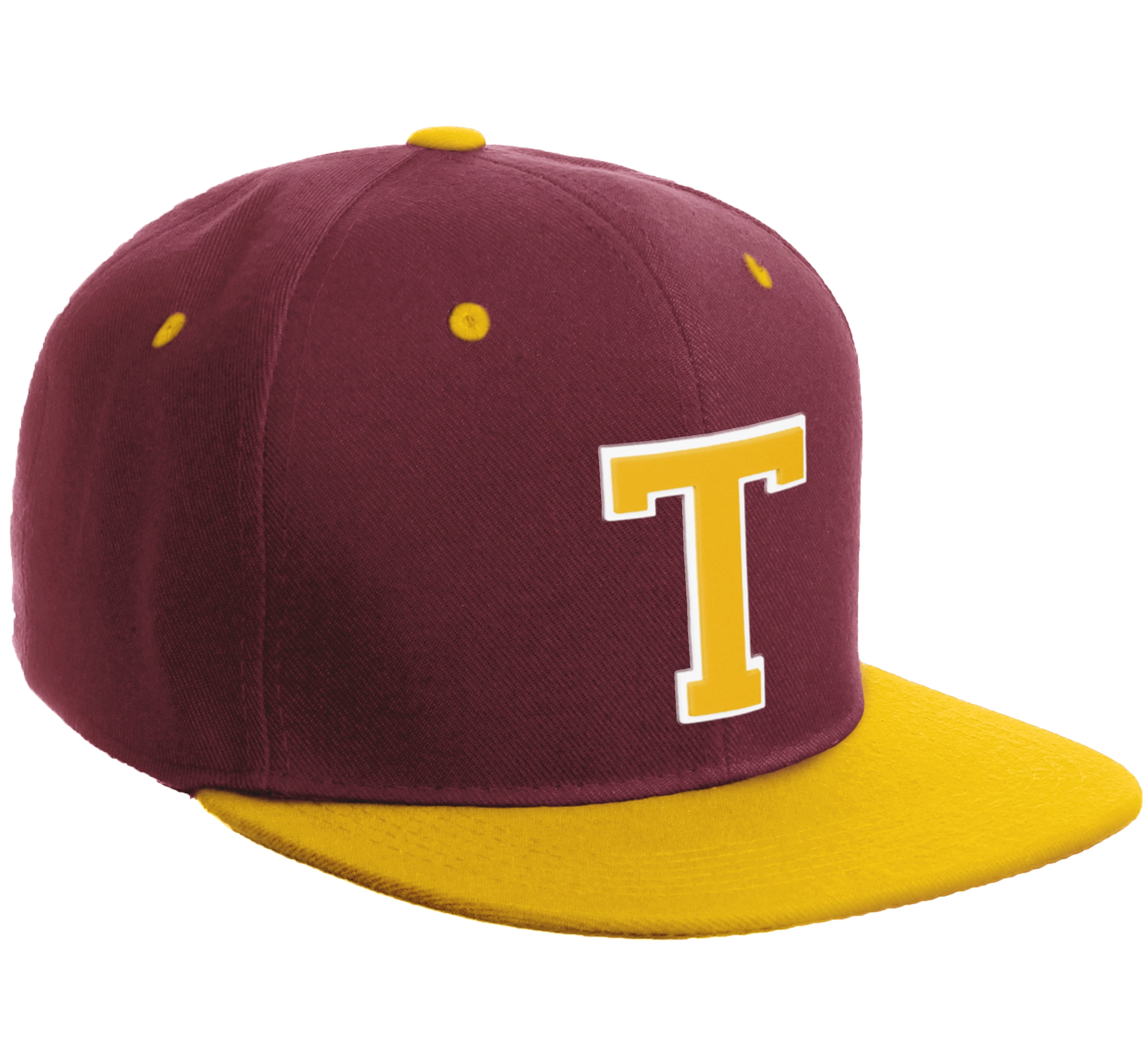 Daxton Classic Snapback Hat Custom A to Z Initial Varsity Letters ...