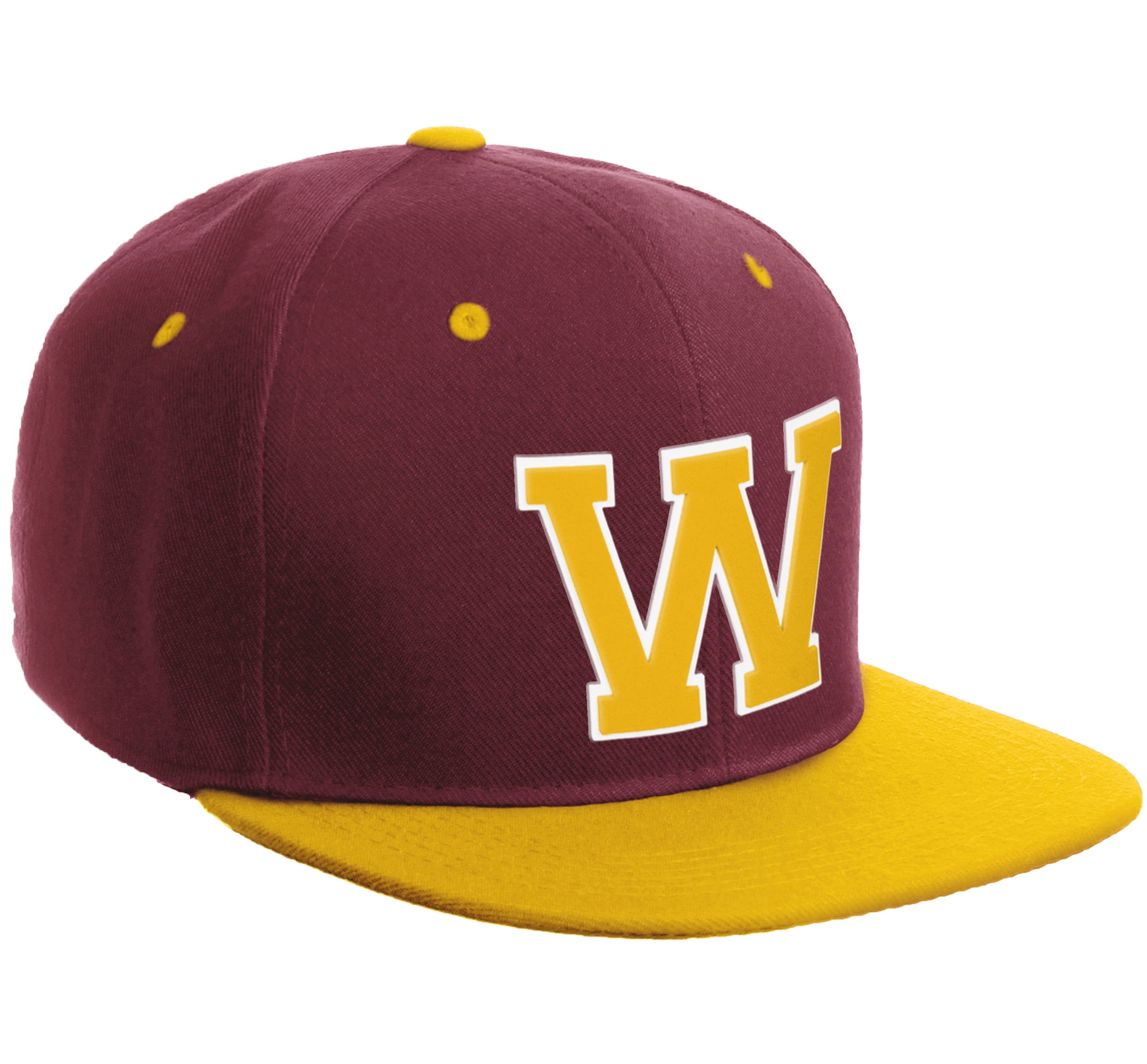 Daxton Classic Snapback Hat Custom A to Z Initial Varsity Letters ...