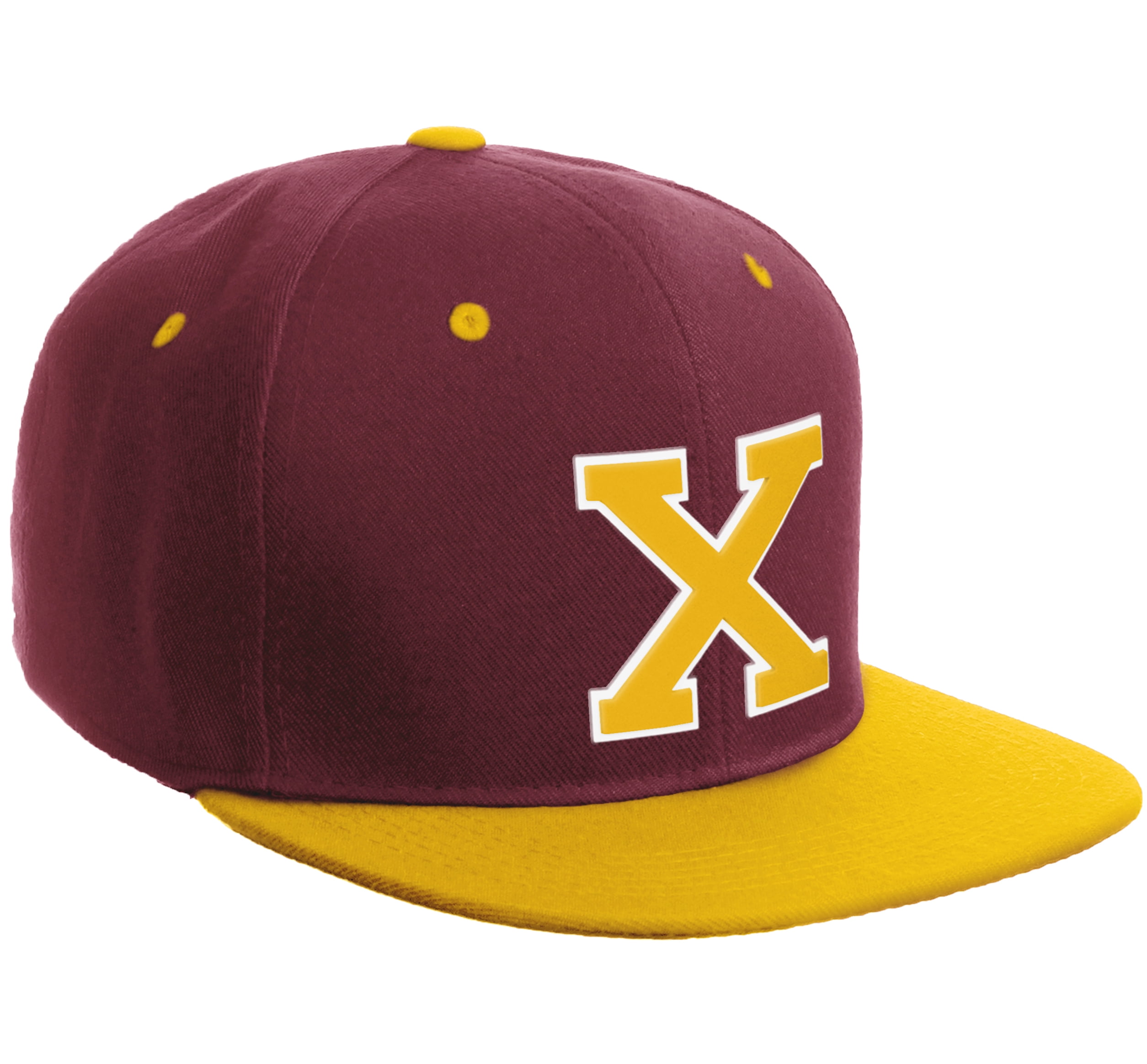 Daxton Classic Snapback Hat Custom A to Z Initial Varsity Letters ...