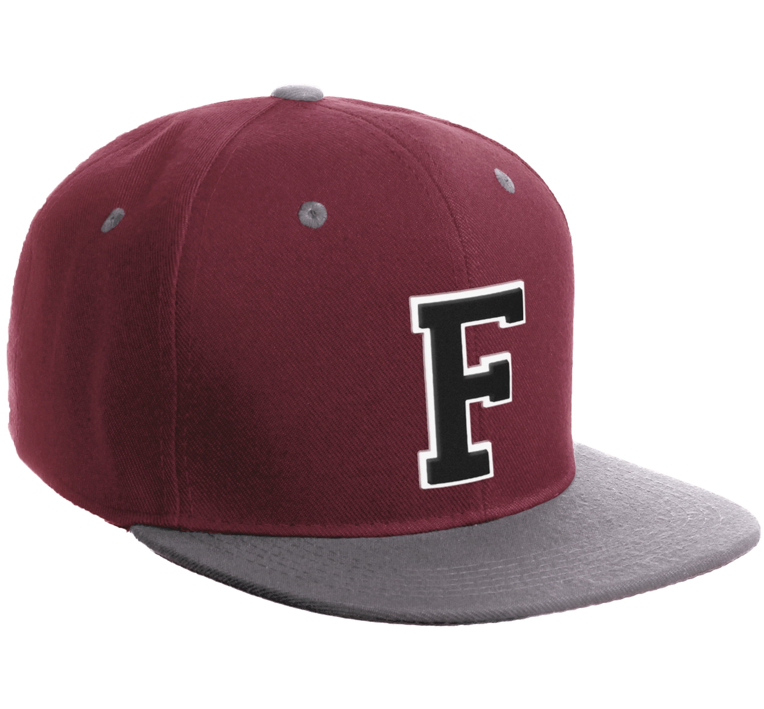 Daxton Classic Snapback Hat Custom A to Z Initial Varsity Letters ...