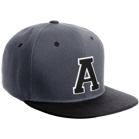 Daxton Classic Snapback Hat Custom A to Z Initial Varsity Letters ...