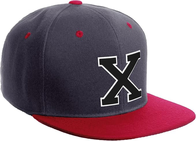 Daxton Classic Snapback Hat Custom A to Z Initial Varsity Letters ...