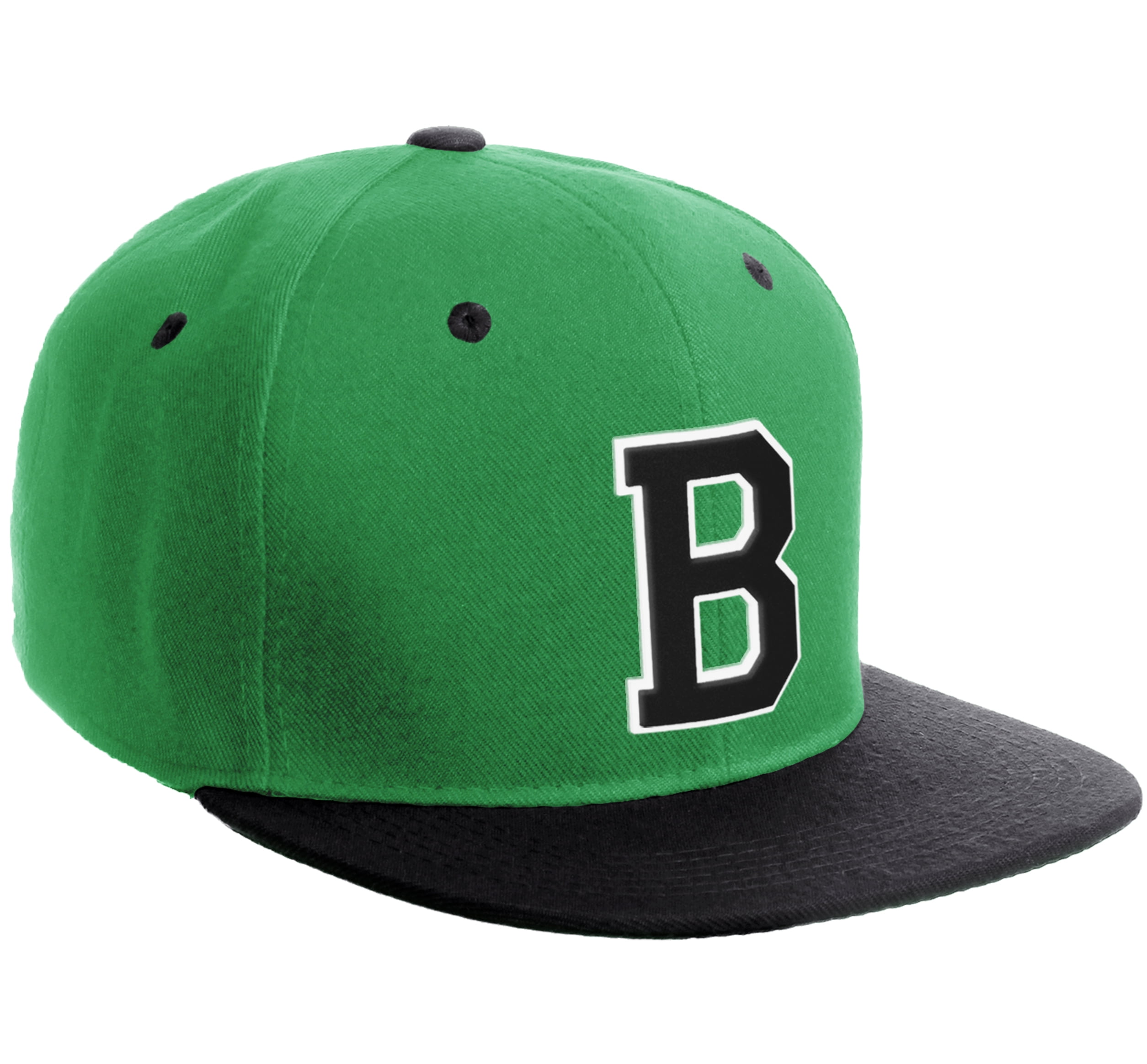 Daxton Classic Snapback Hat Custom A to Z Initial Varsity Letters ...