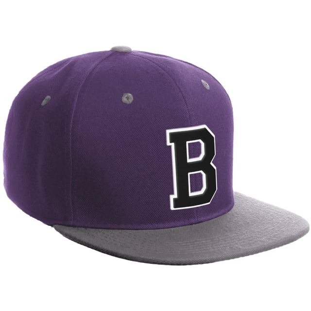 Daxton Classic Snapback Hat Custom A to Z Initial Varsity Letters ...