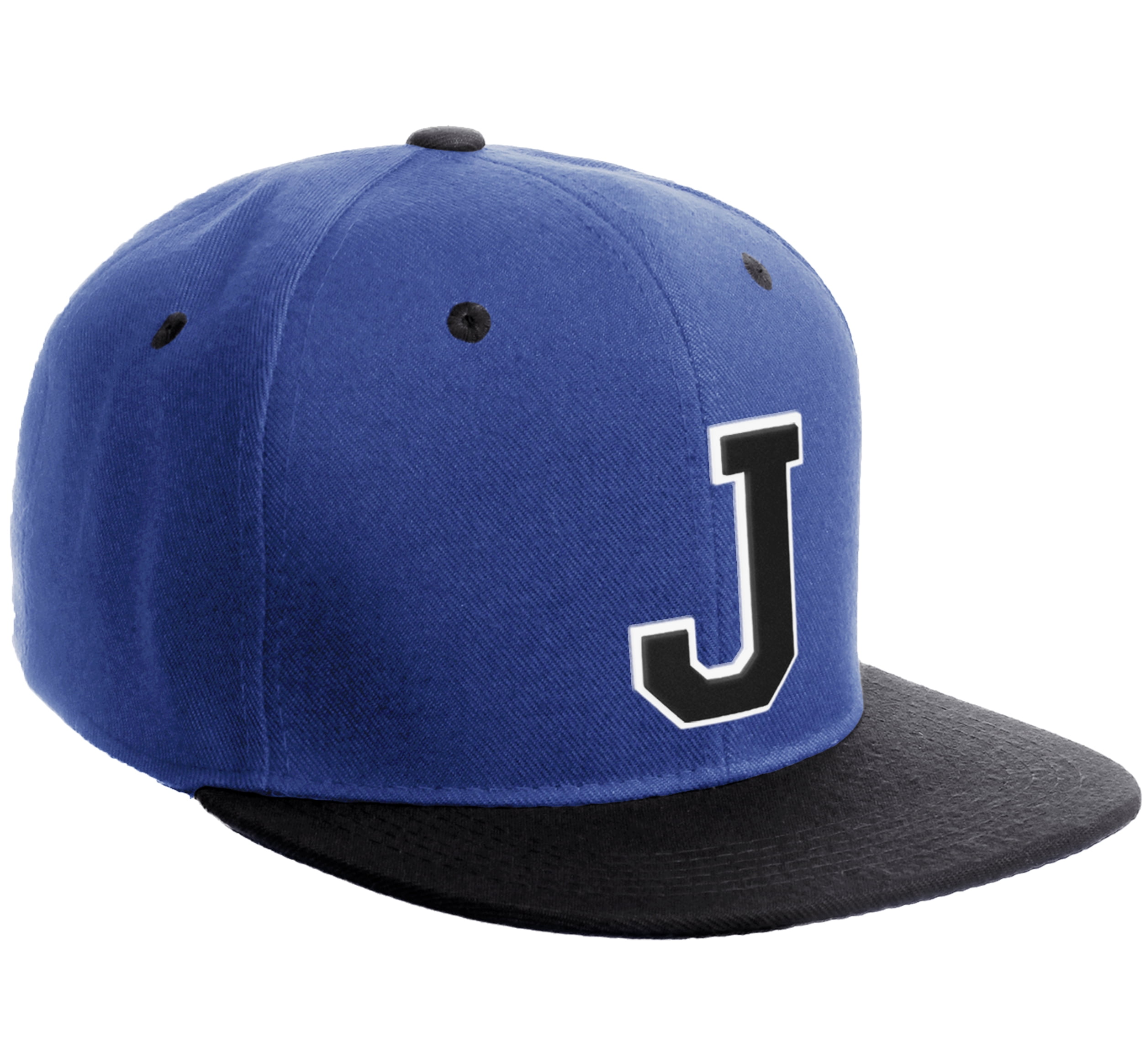 Daxton Classic Snapback Hat Custom A to Z Initial Varsity Letters ...