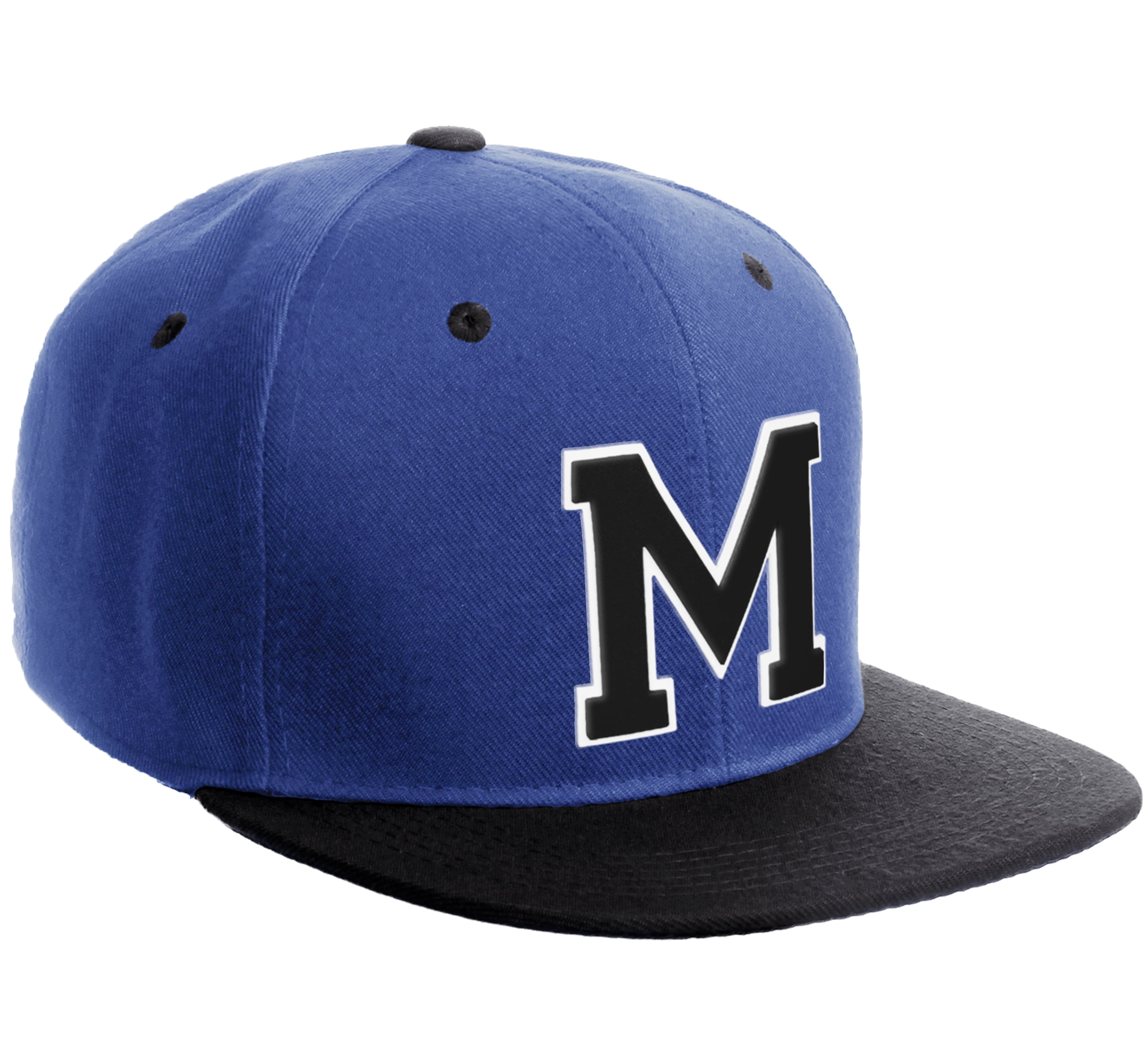 Daxton Classic Snapback Hat Custom A to Z Initial Varsity Letters ...