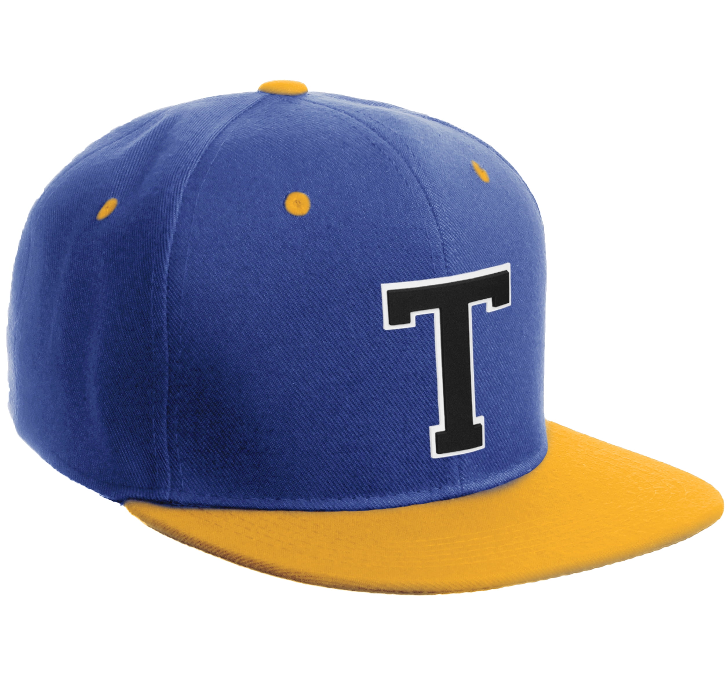 Daxton Classic Snapback Hat Custom A to Z Initial Varsity Letters ...