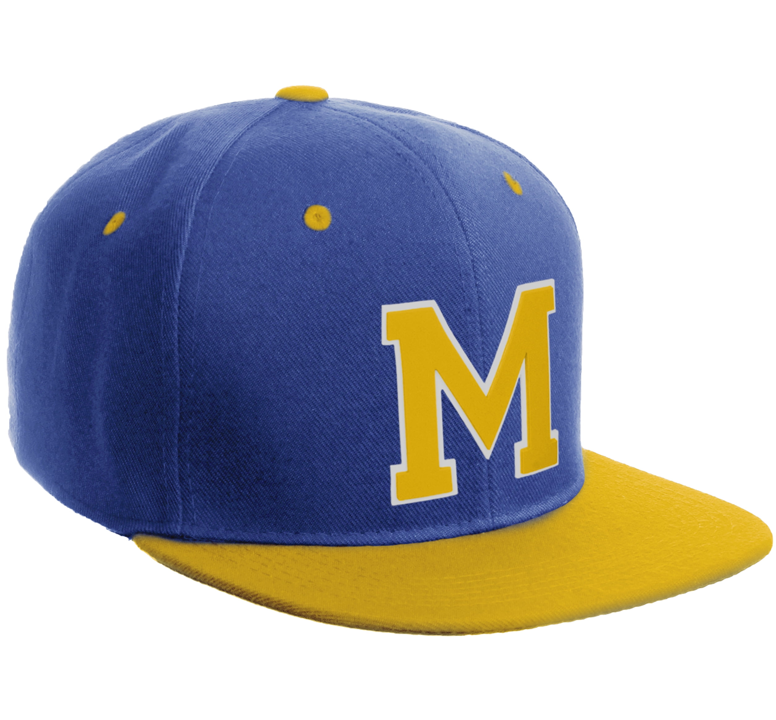 Daxton Classic Snapback Hat Custom A to Z Initial Varsity Letters ...