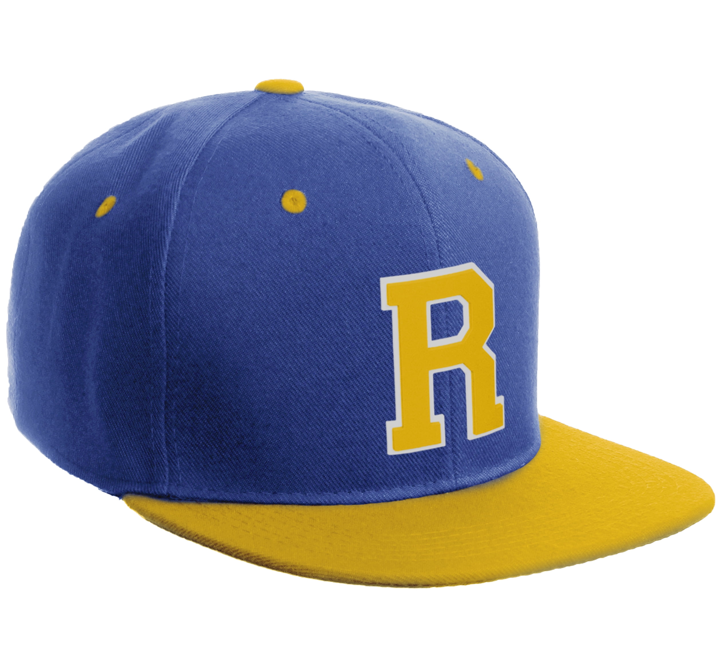 Daxton Classic Snapback Hat Custom A to Z Initial Varsity Letters ...