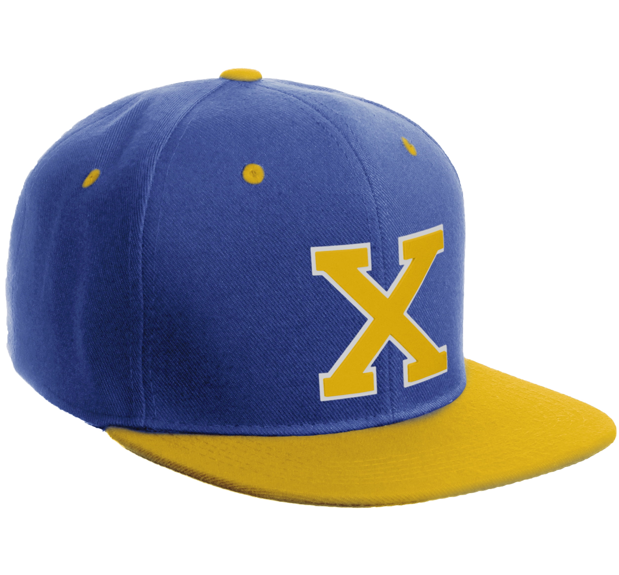 Daxton Classic Snapback Hat Custom A to Z Initial Varsity Letters ...