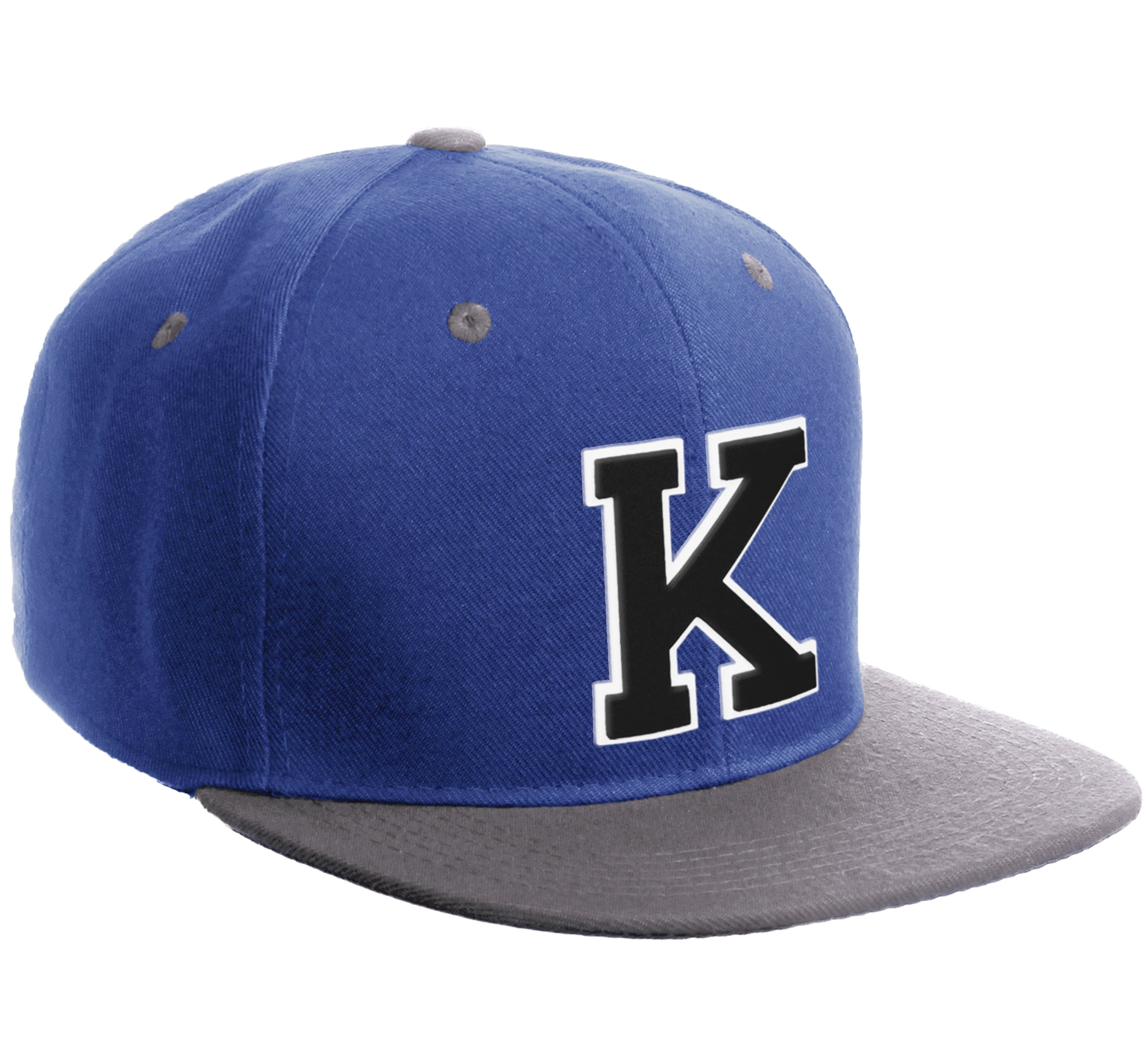 Daxton Classic Snapback Hat Custom A to Z Initial Varsity Letters ...