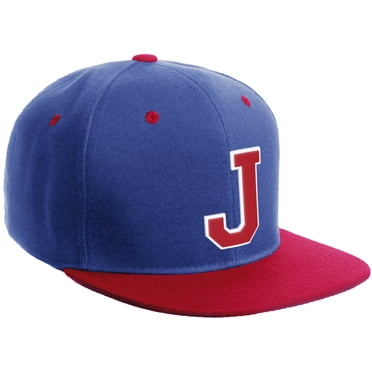 Daxton Classic Snapback Hat Old English Font Alphabet A to Z Flat Bill ...