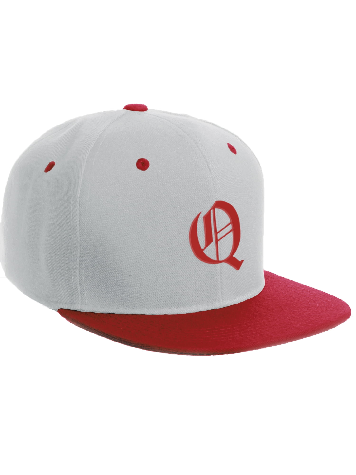 Daxton Classic Snapback Hat Old English Font Alphabet A to Z Flat Bill ...