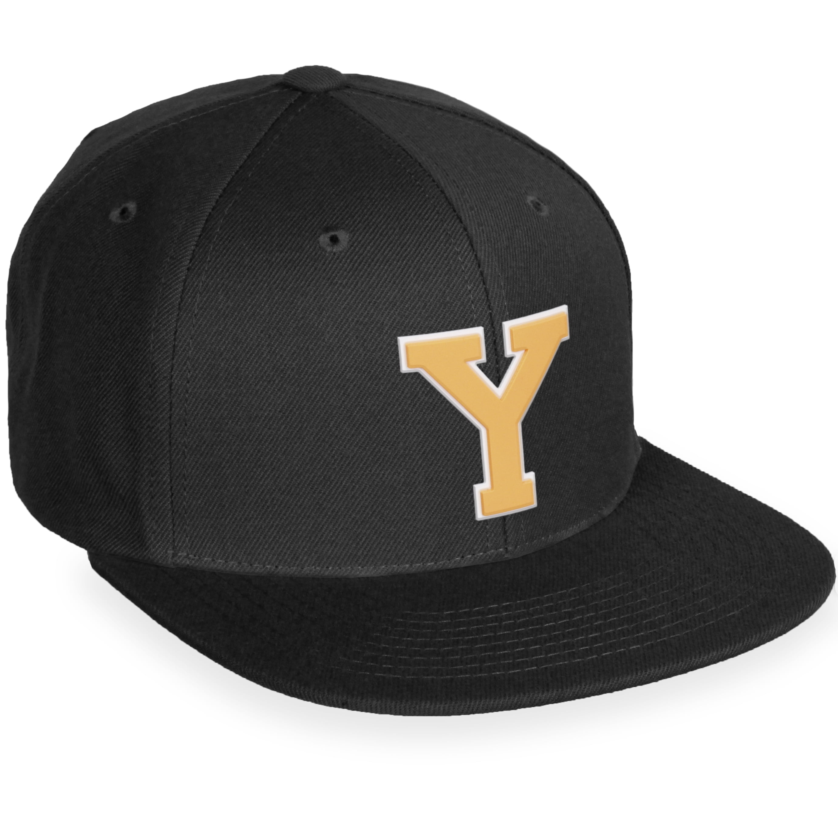 Daxton Classic Snapback White Neon Orange A to Z Letters Flat Bill ...