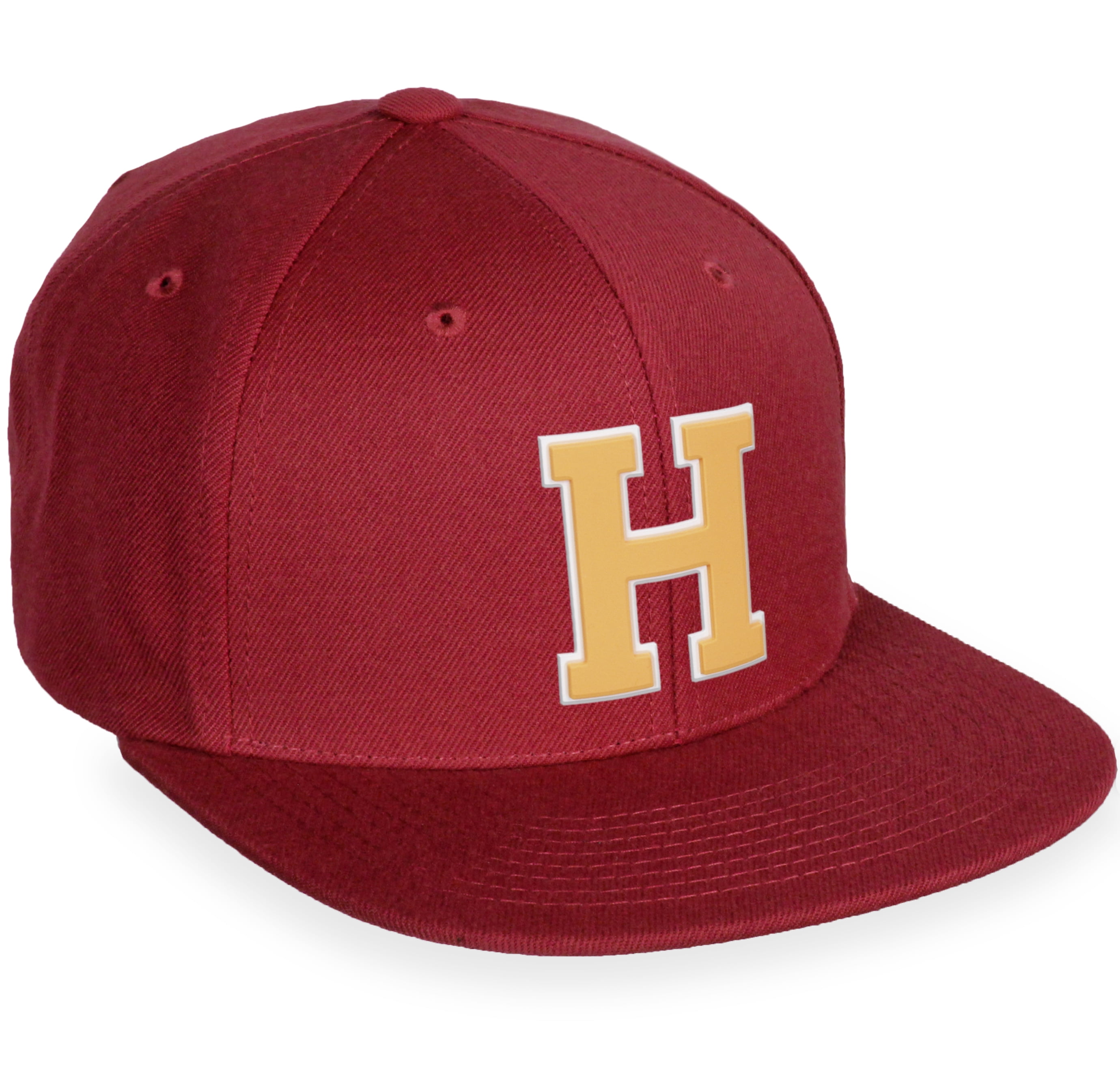 Daxton Classic Snapback White Neon Orange A to Z Letters Flat Bill ...