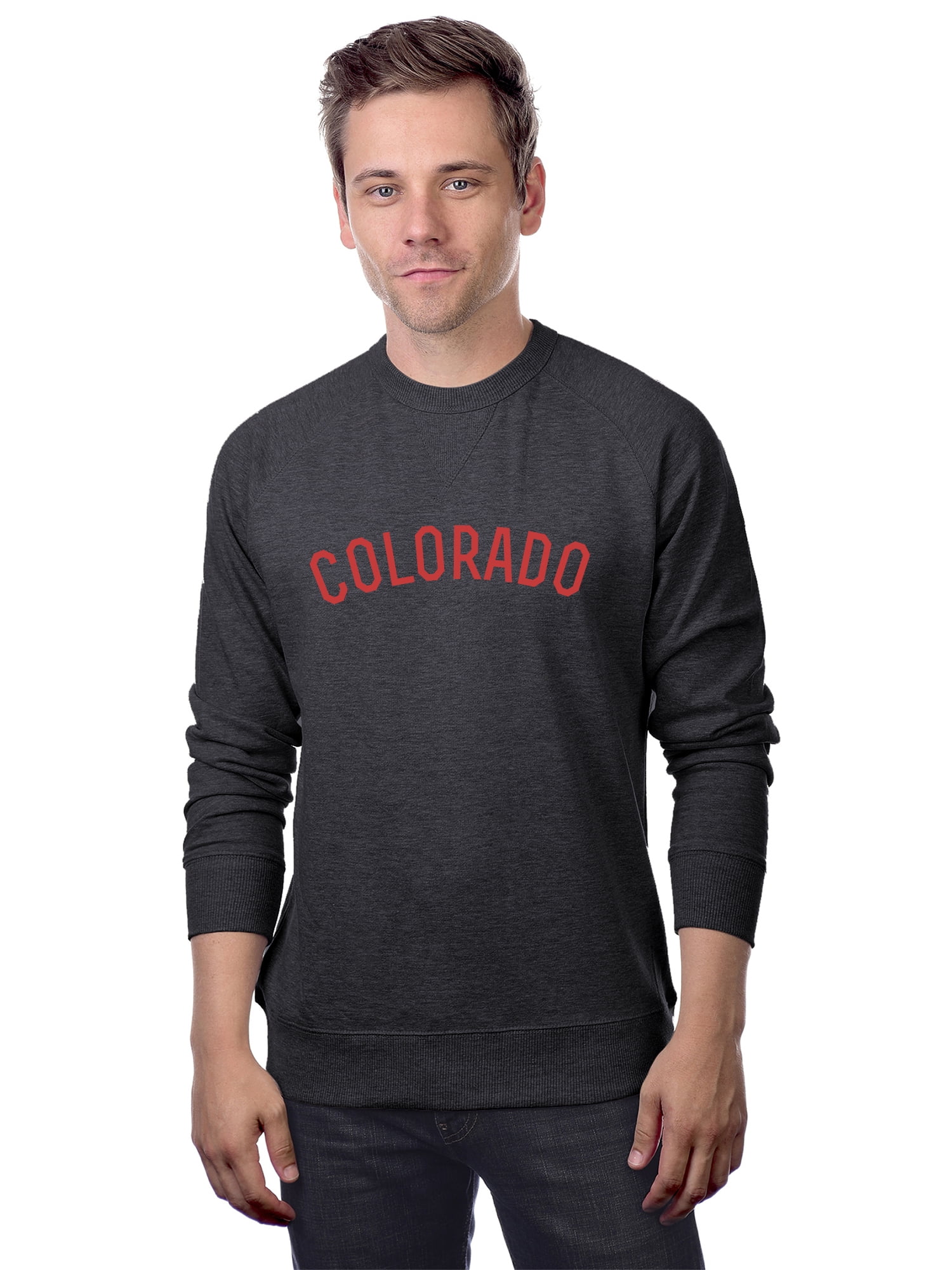 Daxton Colorado Sweatshirt Athletic Fit Pullover Crewneck French Terry ...