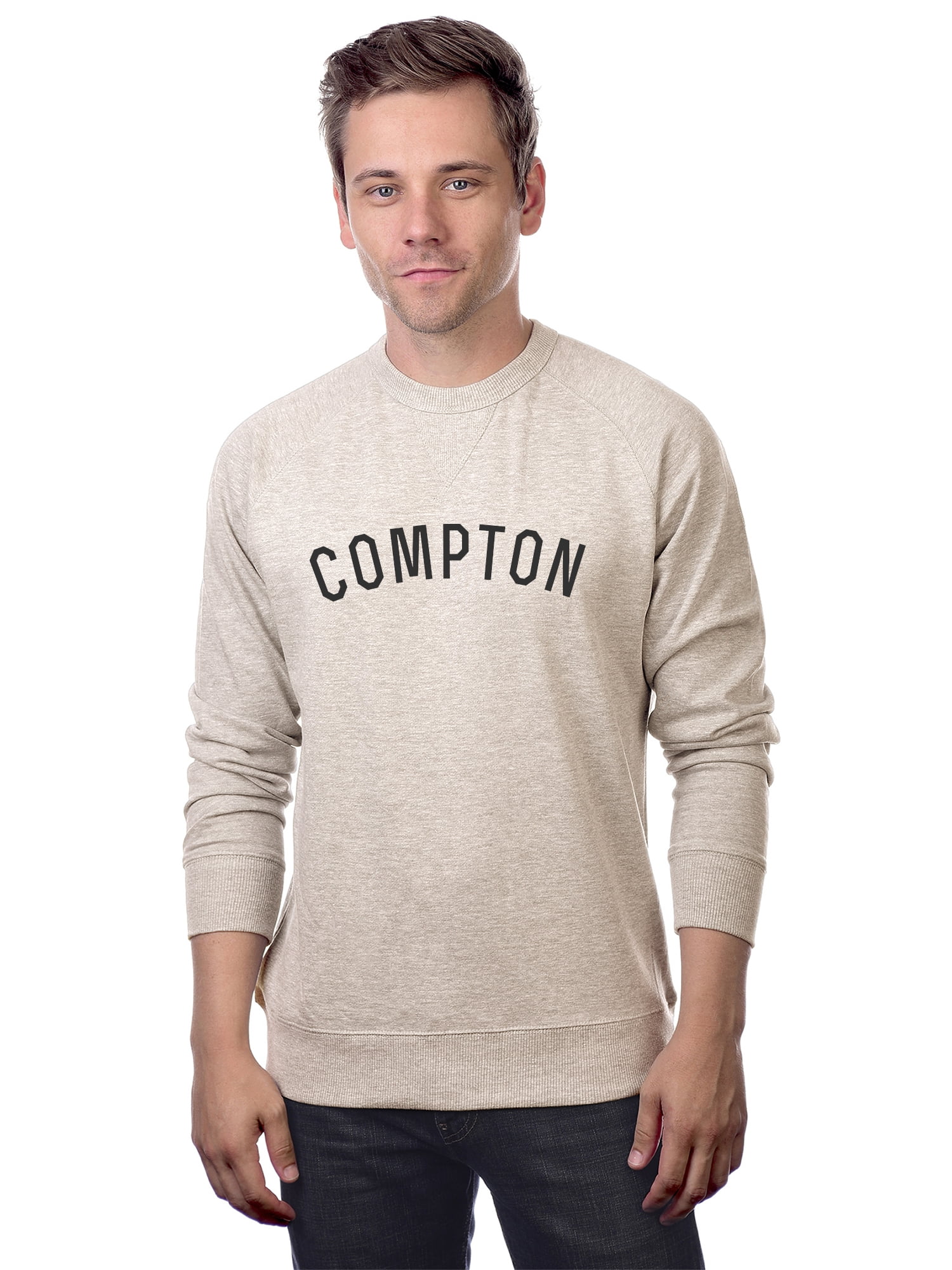 Daxton Compton Sweatshirt Athletic Fit Pullover Crewneck French Terry ...