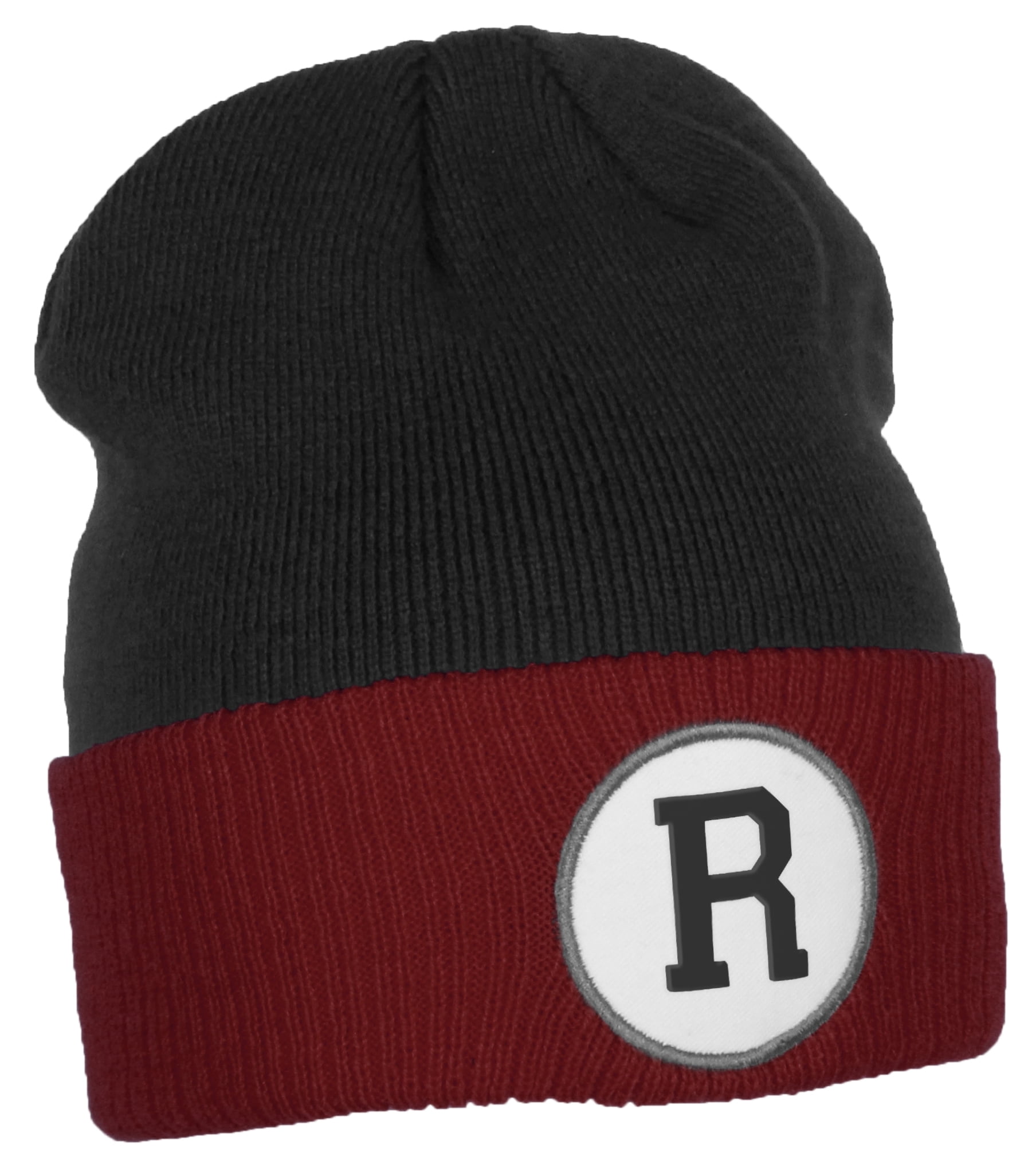 Daxton Custom A to Z Initial Letters Cuff Hat Beanie Warm Knit Skull ...