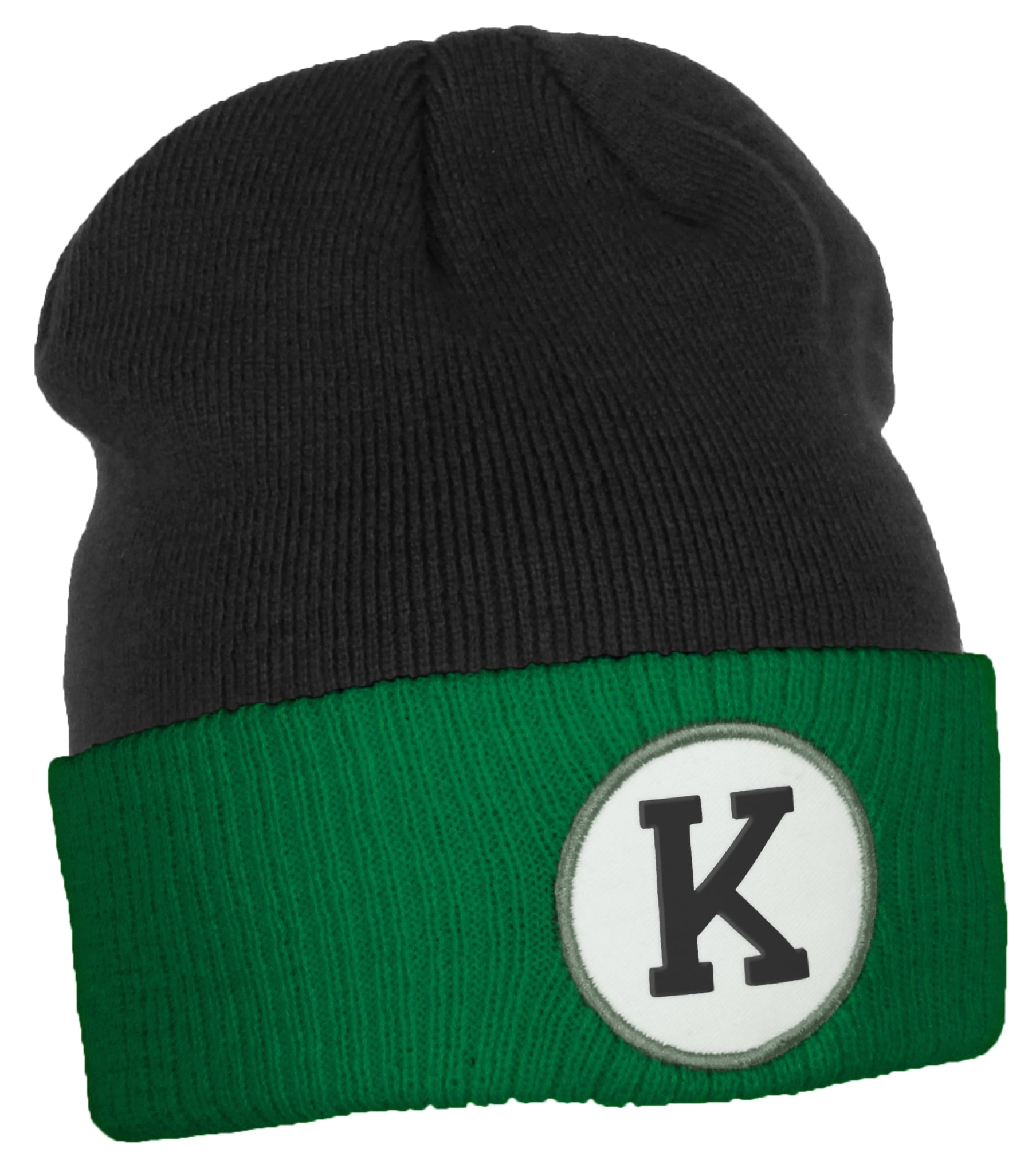 Daxton Custom A to Z Initial Letters Cuff Hat Beanie Warm Knit Skull ...