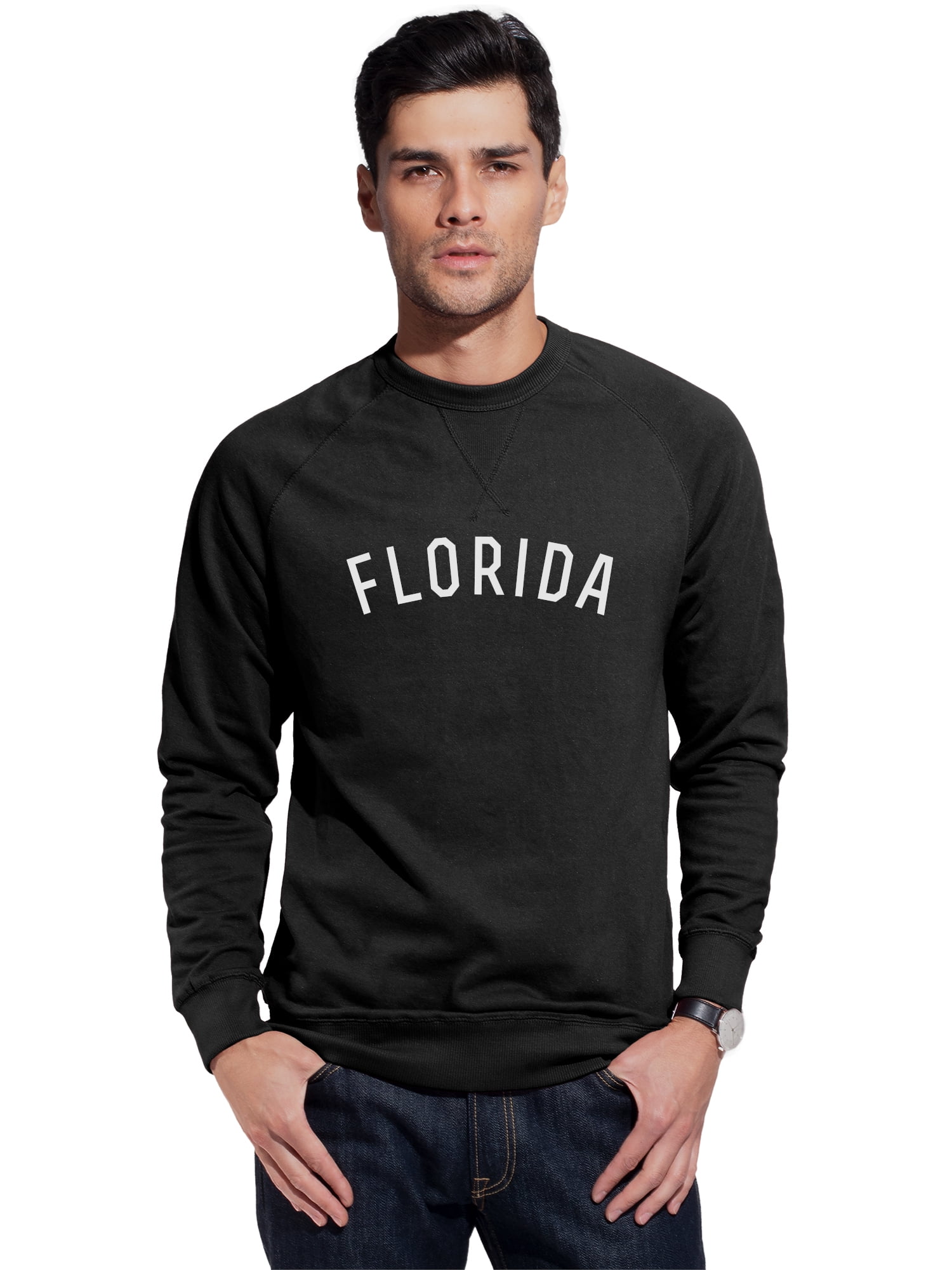 Daxton Florida Sweatshirt Athletic Fit Pullover Crewneck French Terry ...