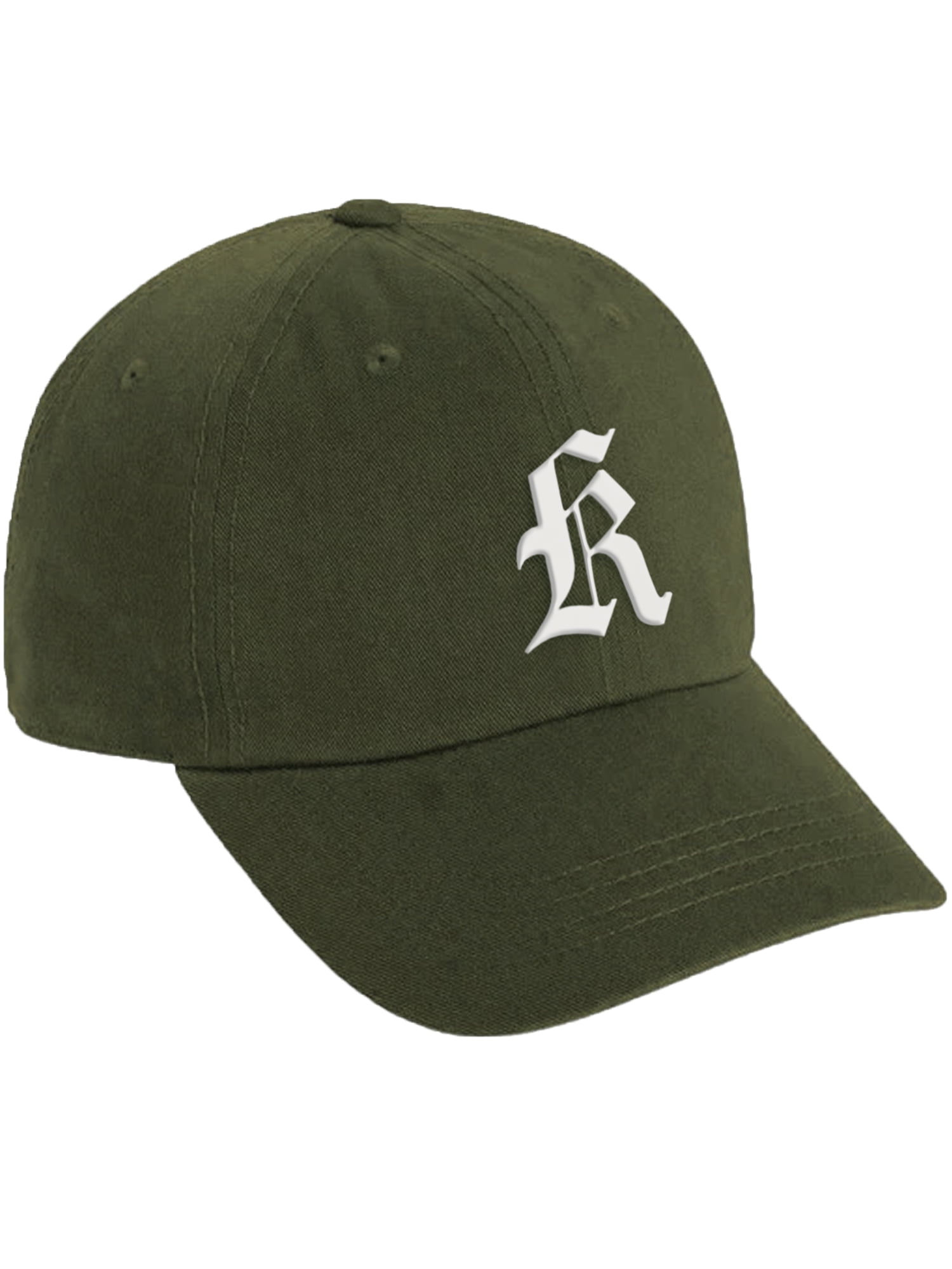 Daxton Low Profile Adjustable Baseball Dad Hat Cap Old English Font ...
