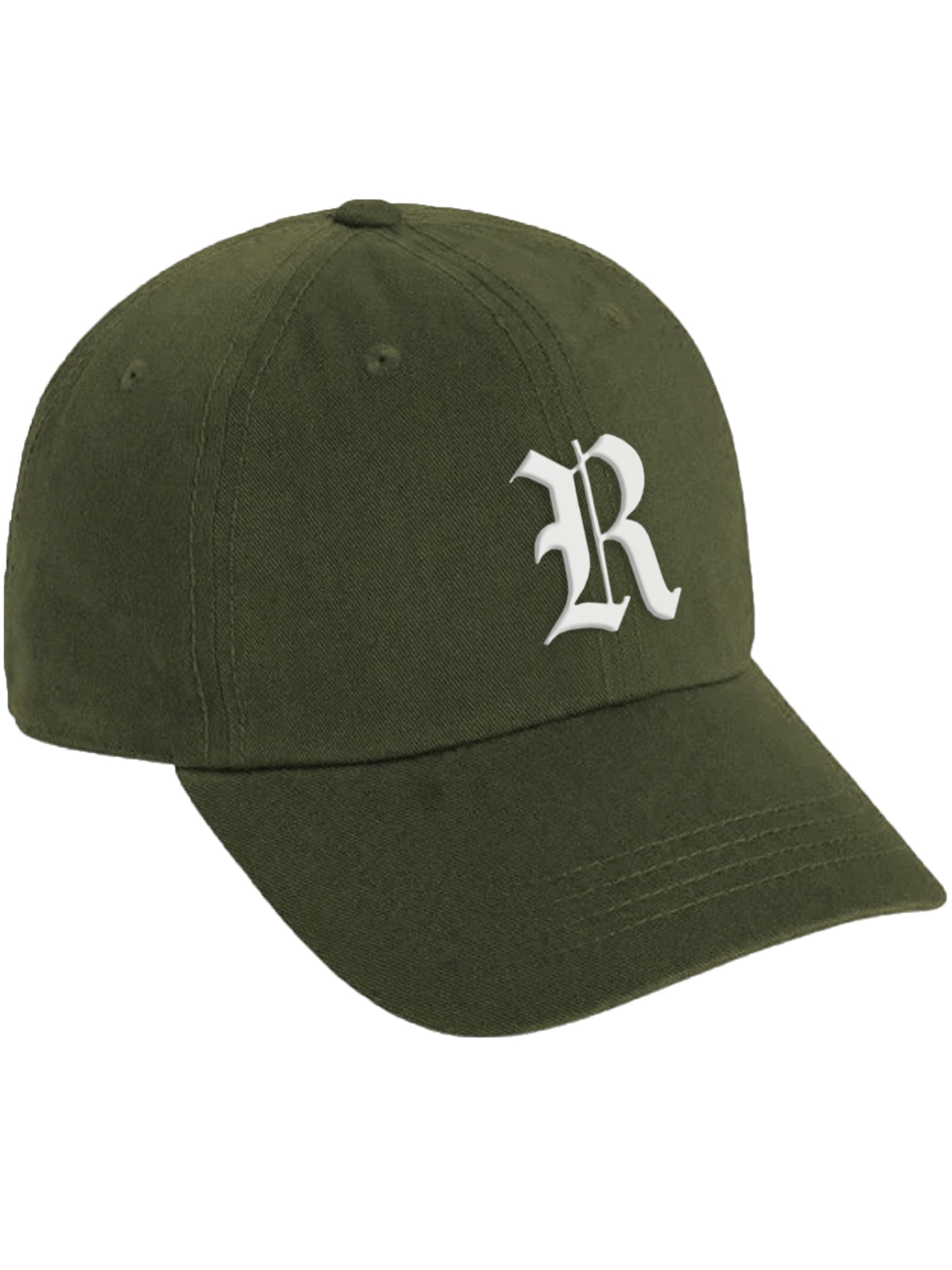 Daxton Low Profile Adjustable Baseball Dad Hat Cap Old English Font ...