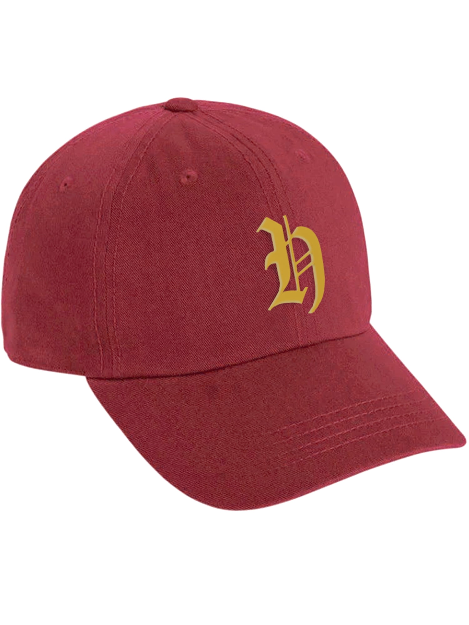 Daxton Low Profile Adjustable Baseball Dad Hat Cap Old English Font ...