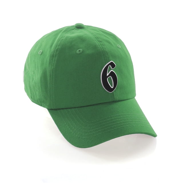 Daxton Old English 3D Alphabet Letters Numbers Initial Baseball Dad Hat ...