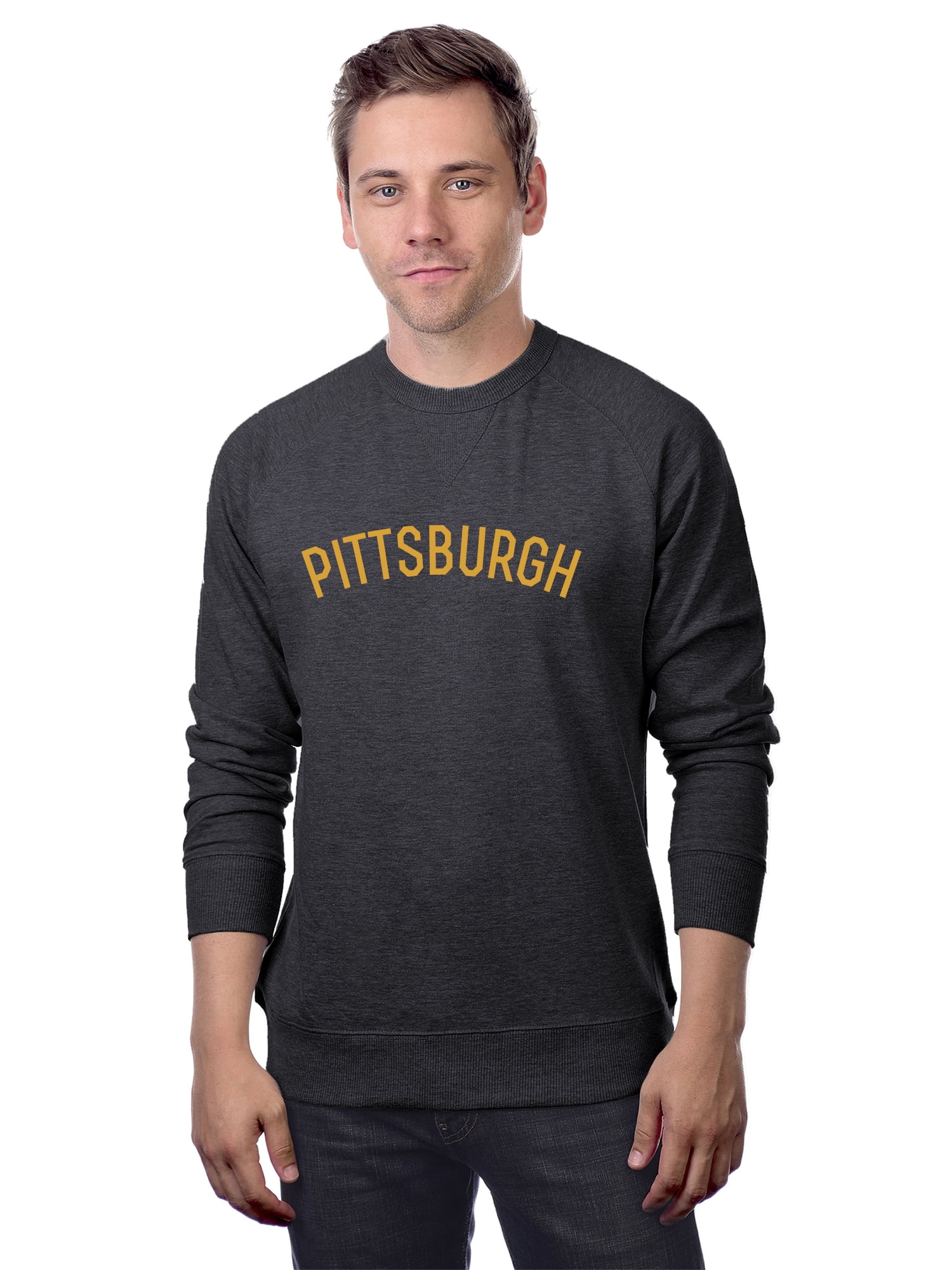 Daxton Pittsburgh Sweatshirt Fit Pullover Crewneck French Terry Fabric ...