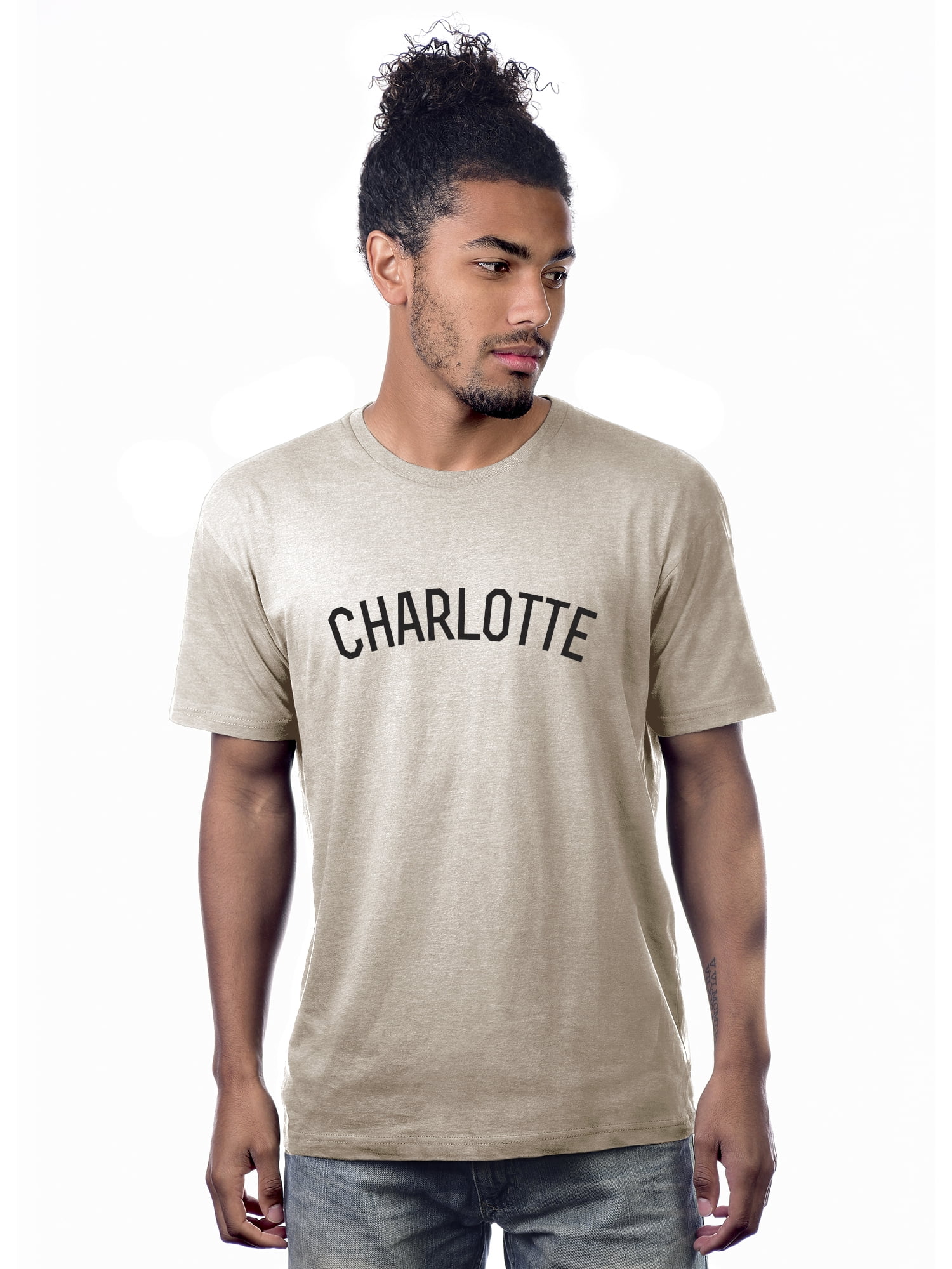 Daxton Premium Basic Crew Neck Short Sleeve Tshirt Cities Charlotte ...