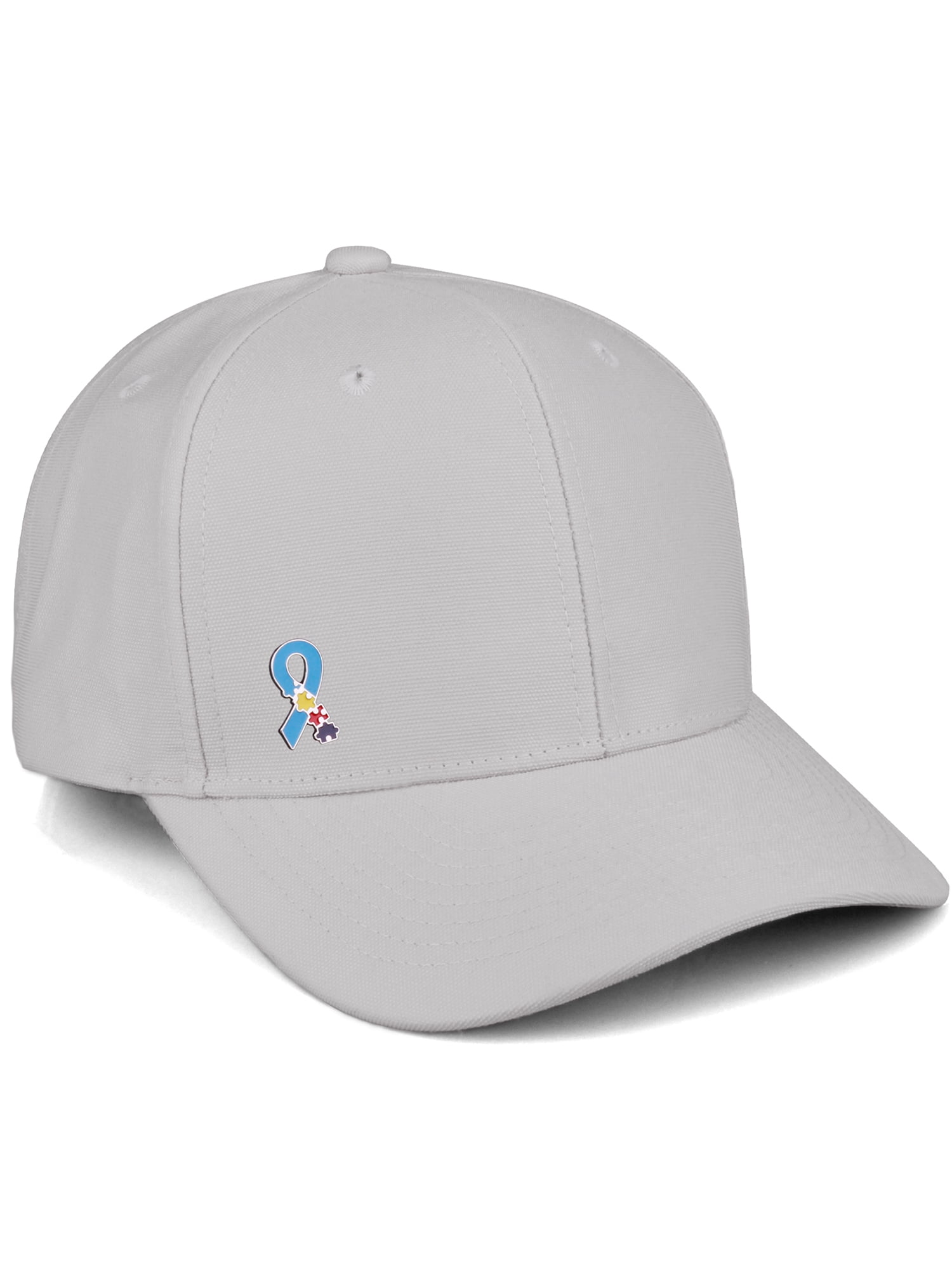 Daxton Premium Mid Profile Hat Semi Curved Visor Cap Autism Awareness ...