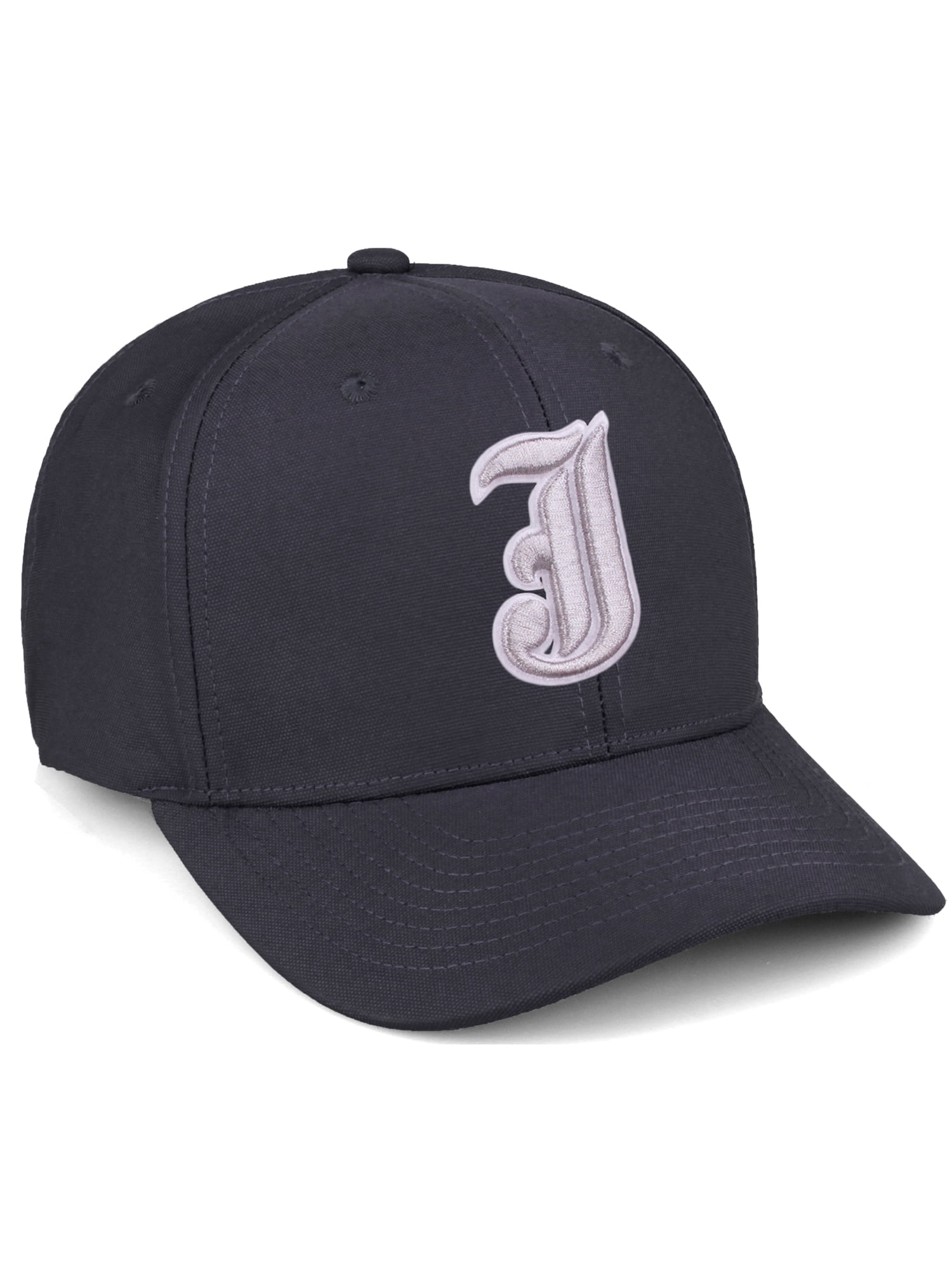 Daxton Premium Mid Profile Hat Semi Curved Visor Charcoal Cap White ...