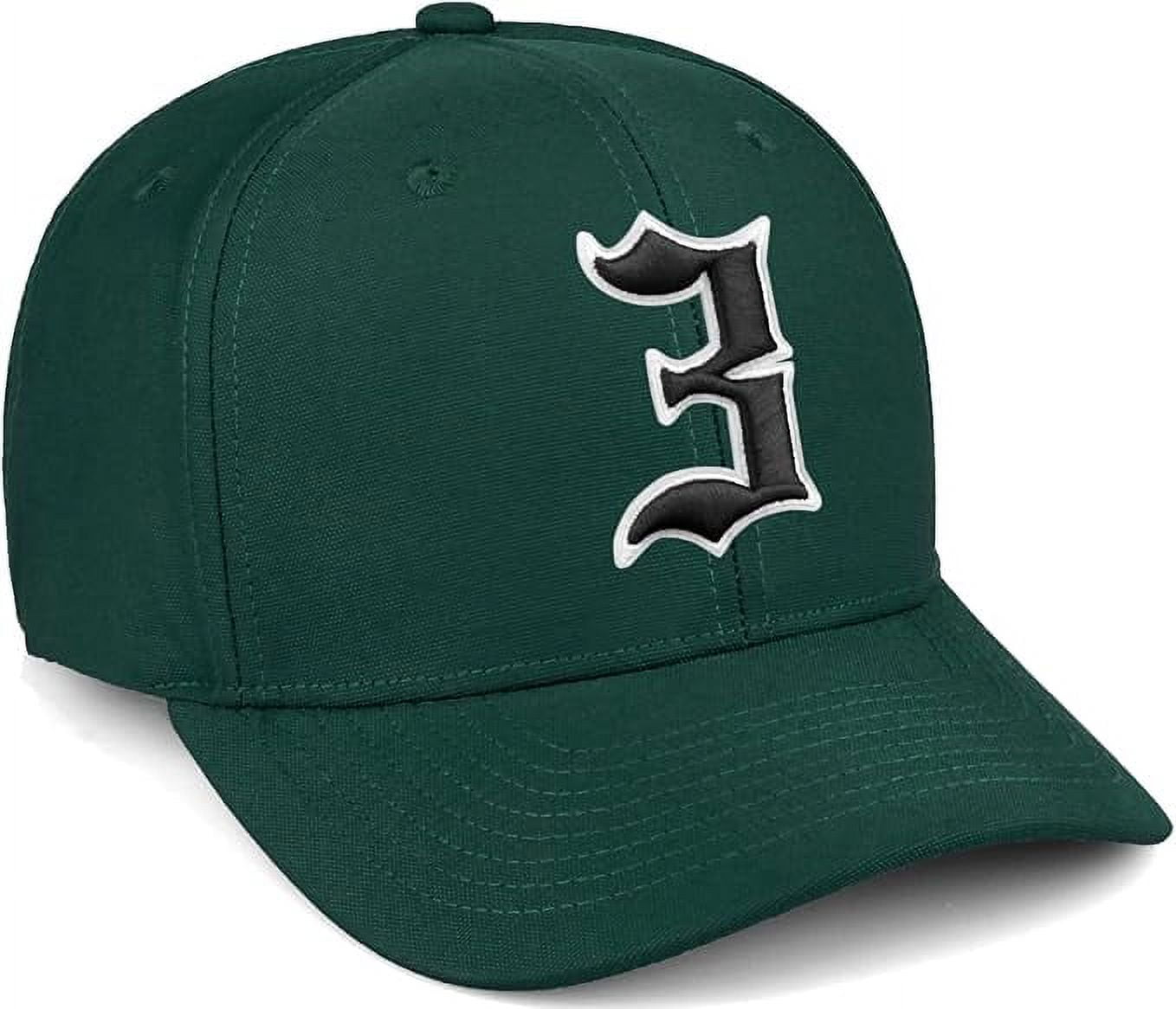 Daxton Premium Mid Profile Hat Semi Curved Visor Hunter Cap White Black ...