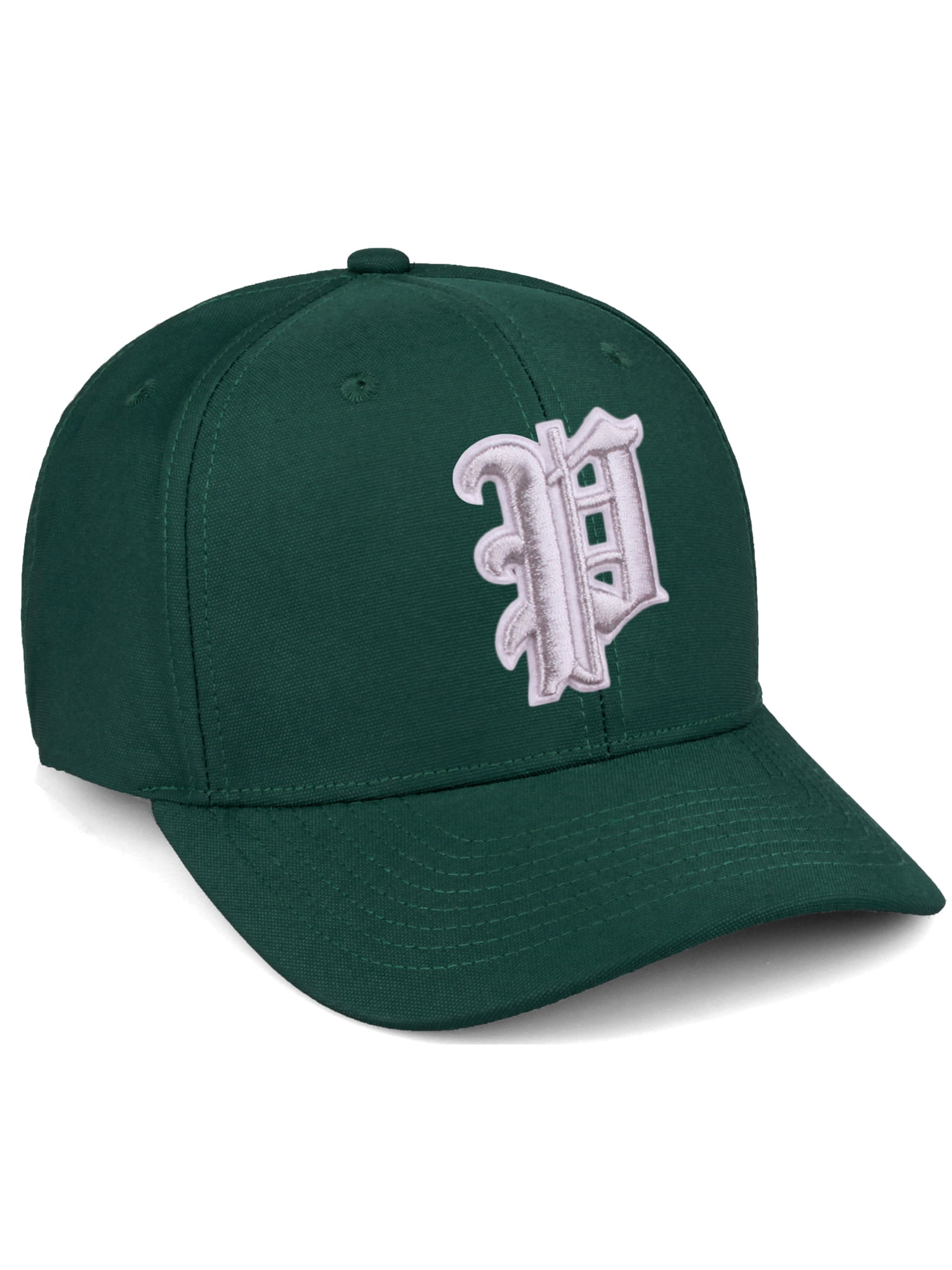 Daxton Premium Mid Profile Hat Semi Curved Visor Hunter Cap White ...