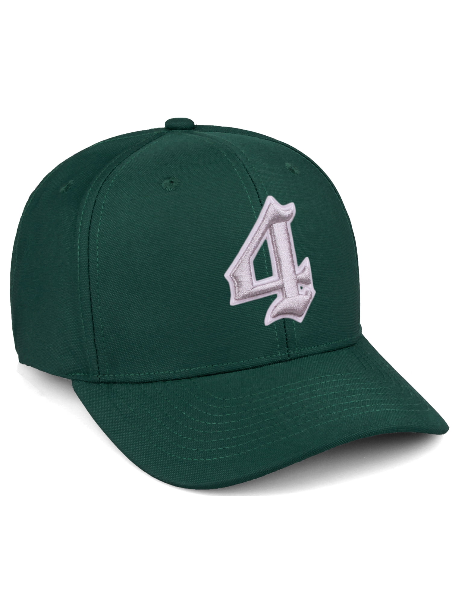 Daxton Premium Mid Profile Hat Semi Curved Visor Hunter Cap White ...