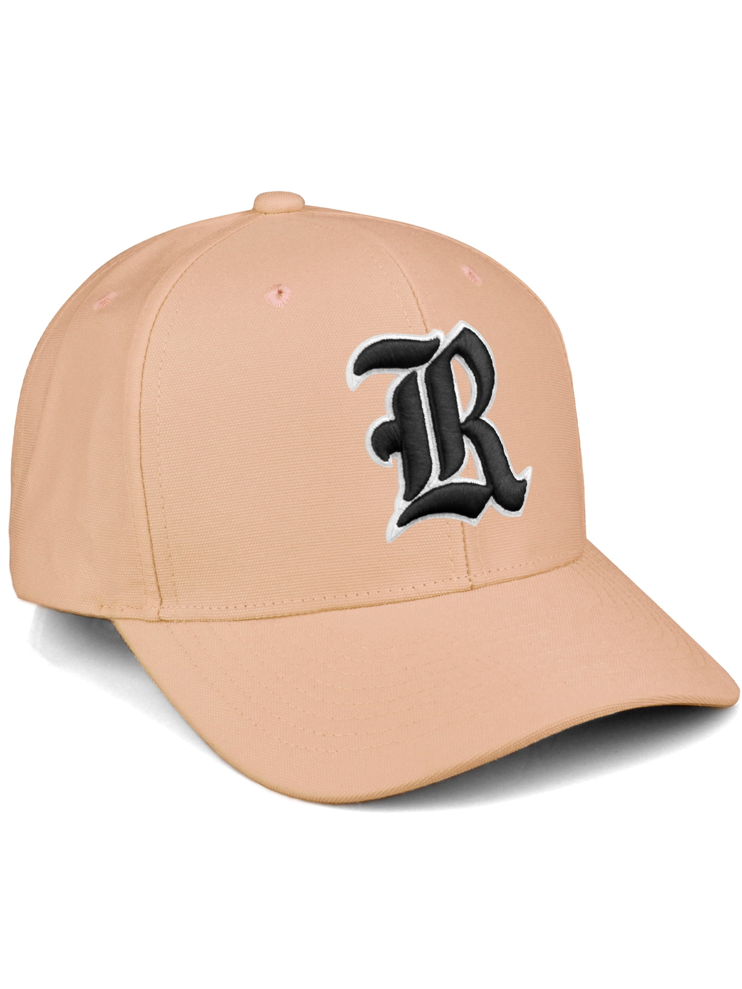 Daxton Premium Mid Profile Hat Semi Curved Visor Khaki Cap White Black ...