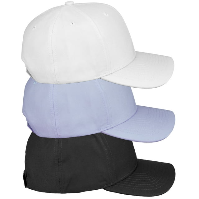 Daxton Premium Mid Profile Hat Semi Curved Visor Structured Cap 3 Pack ...